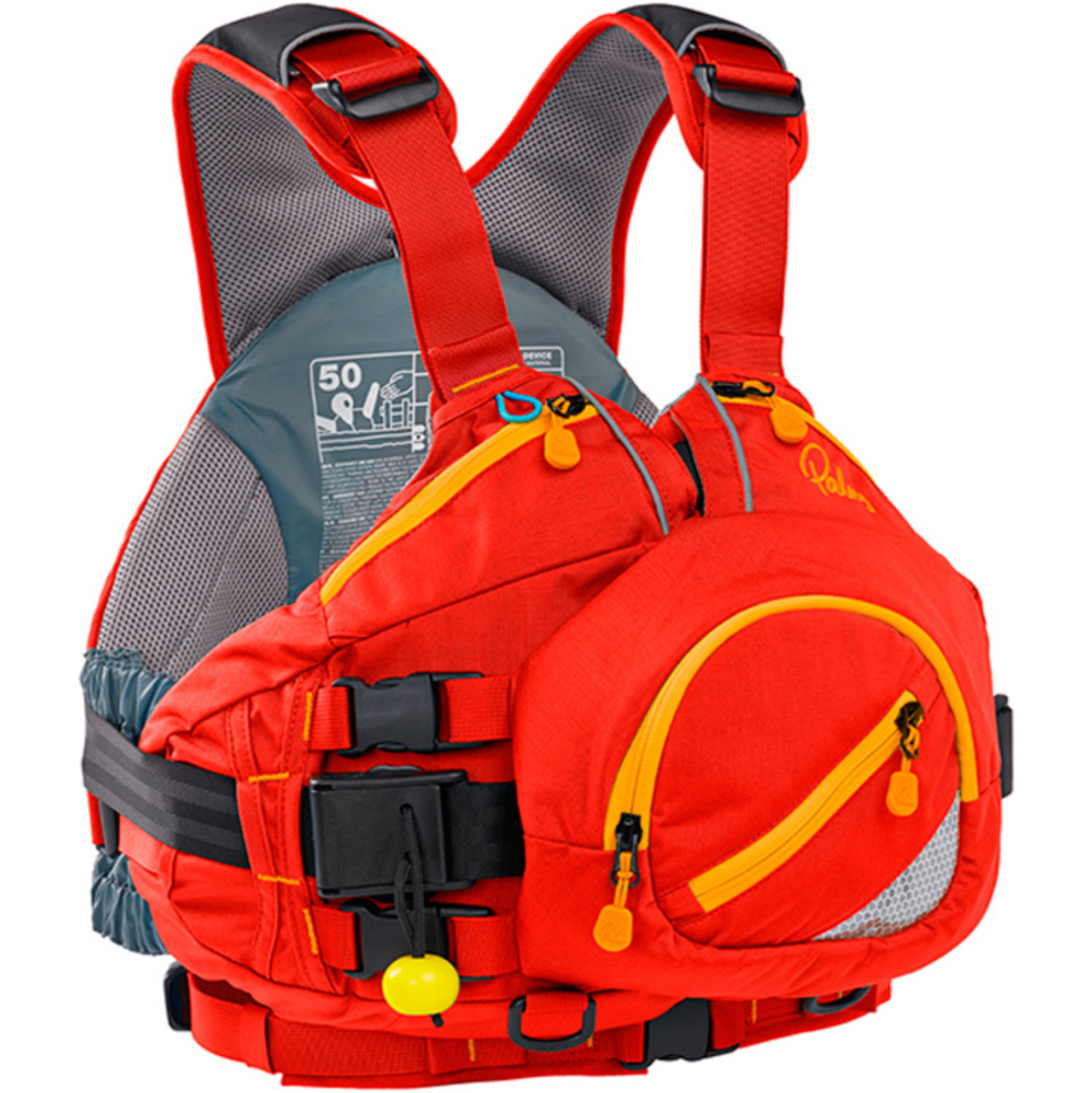 Palm Extrem Whitewater Buoyancy Aid Red 11726 - Canoe & Kayak ...