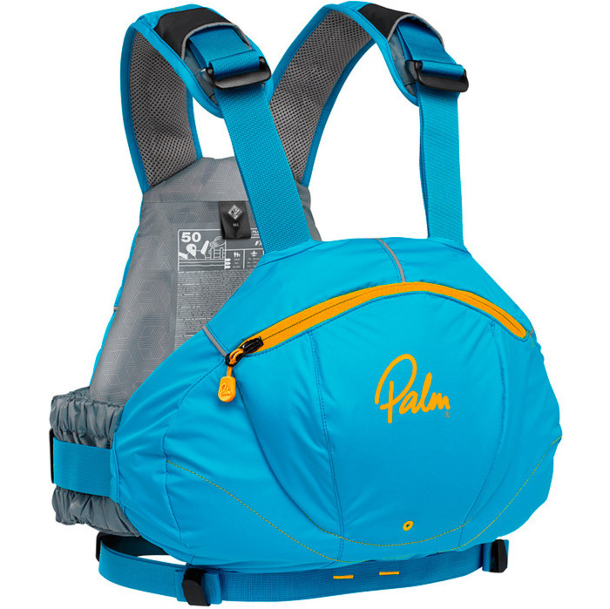 2022 Palm FX Whitewater / River PFD in Aqua 11729 - Canoe & Kayak ...