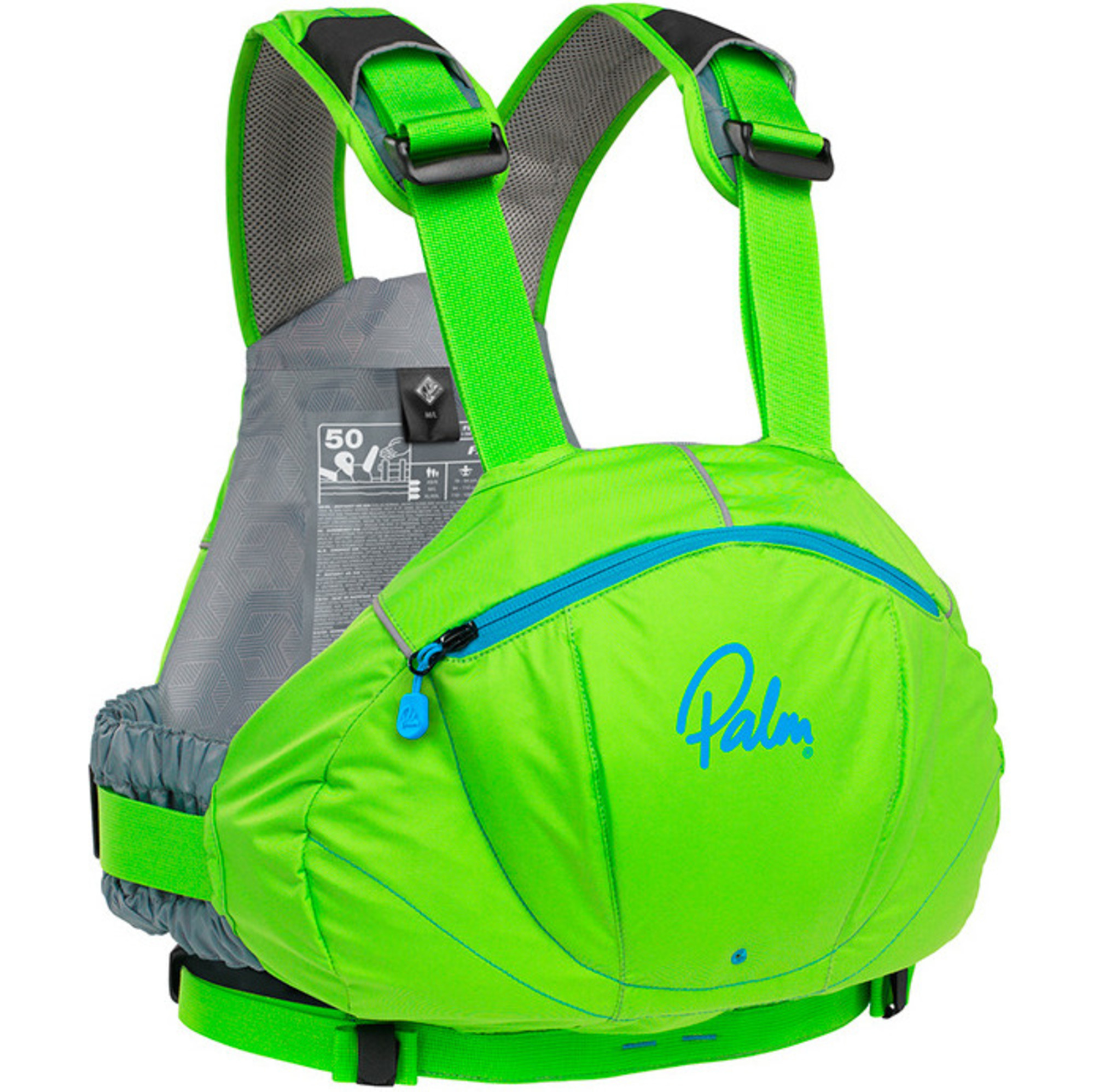 2022 Palm FX Whitewater / River PFD in Lime 11729 - Canoe & Kayak ...