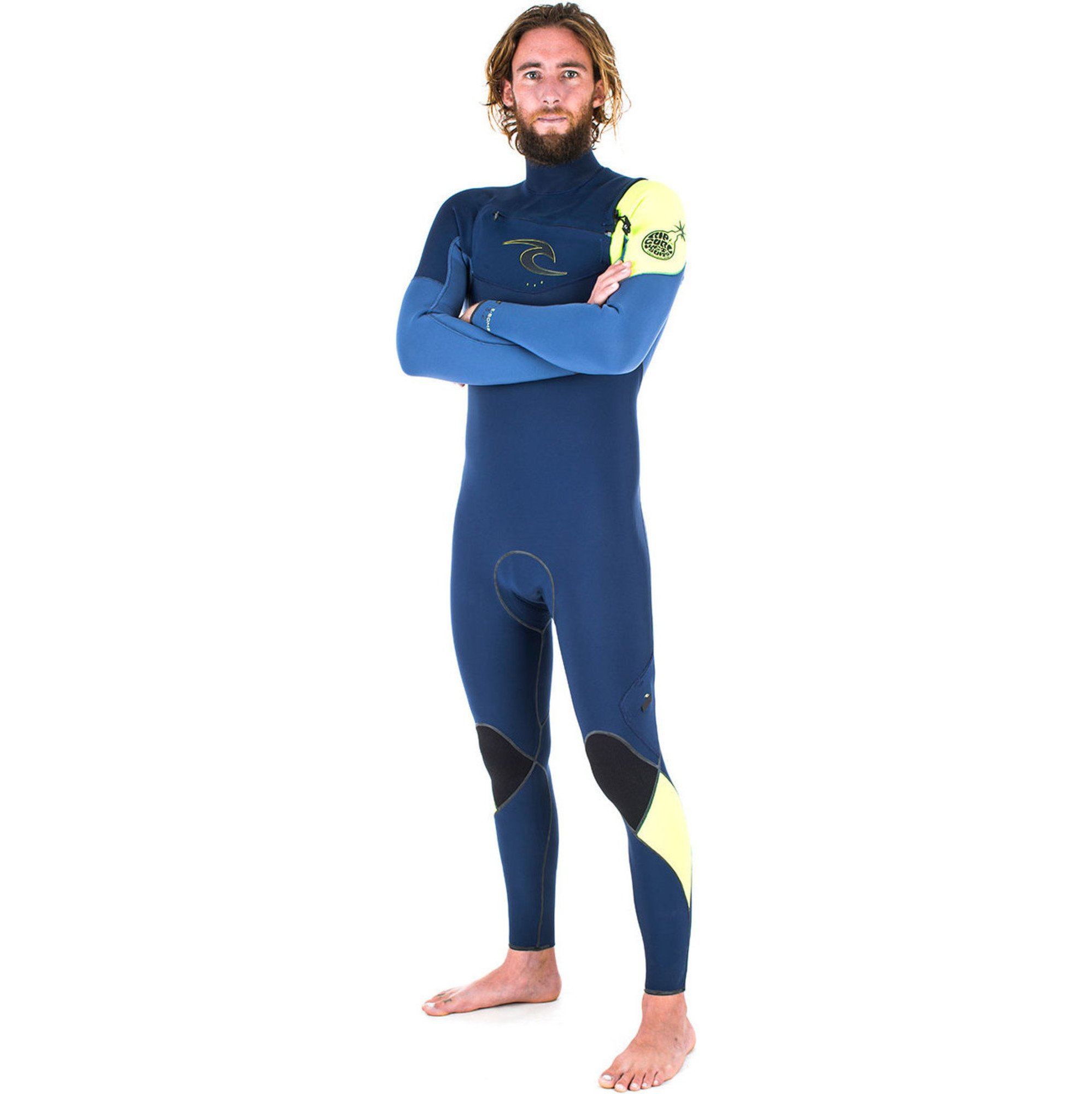 Rip Curl E-Bomb 5/4/3mm GBS Chest Zip Wetsuit NAVY WSM5CE - Wetsuits ...