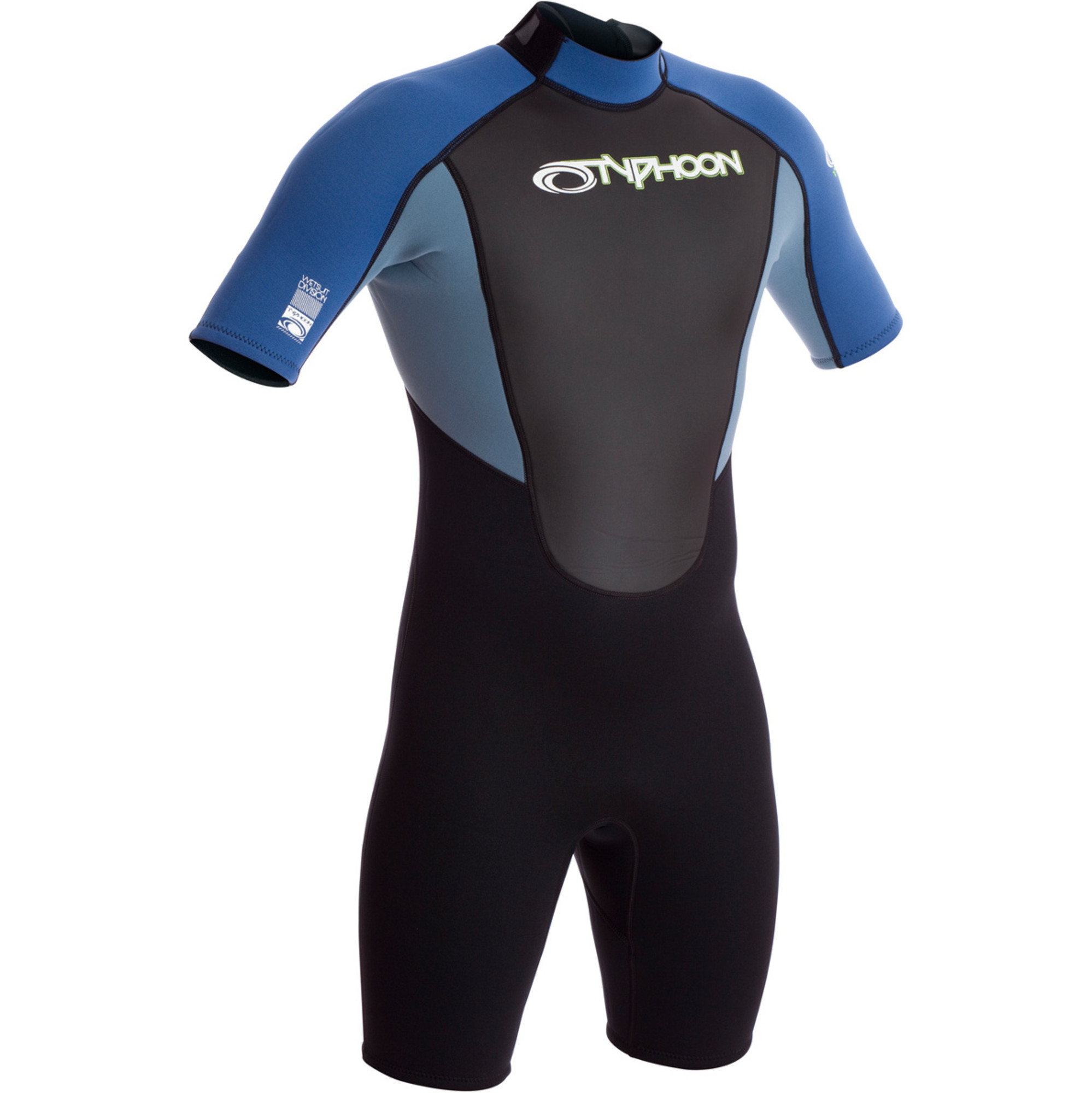 Typhoon Storm 3/2mm Shorty in Black / Fathom Blue / Ash 250792 ...