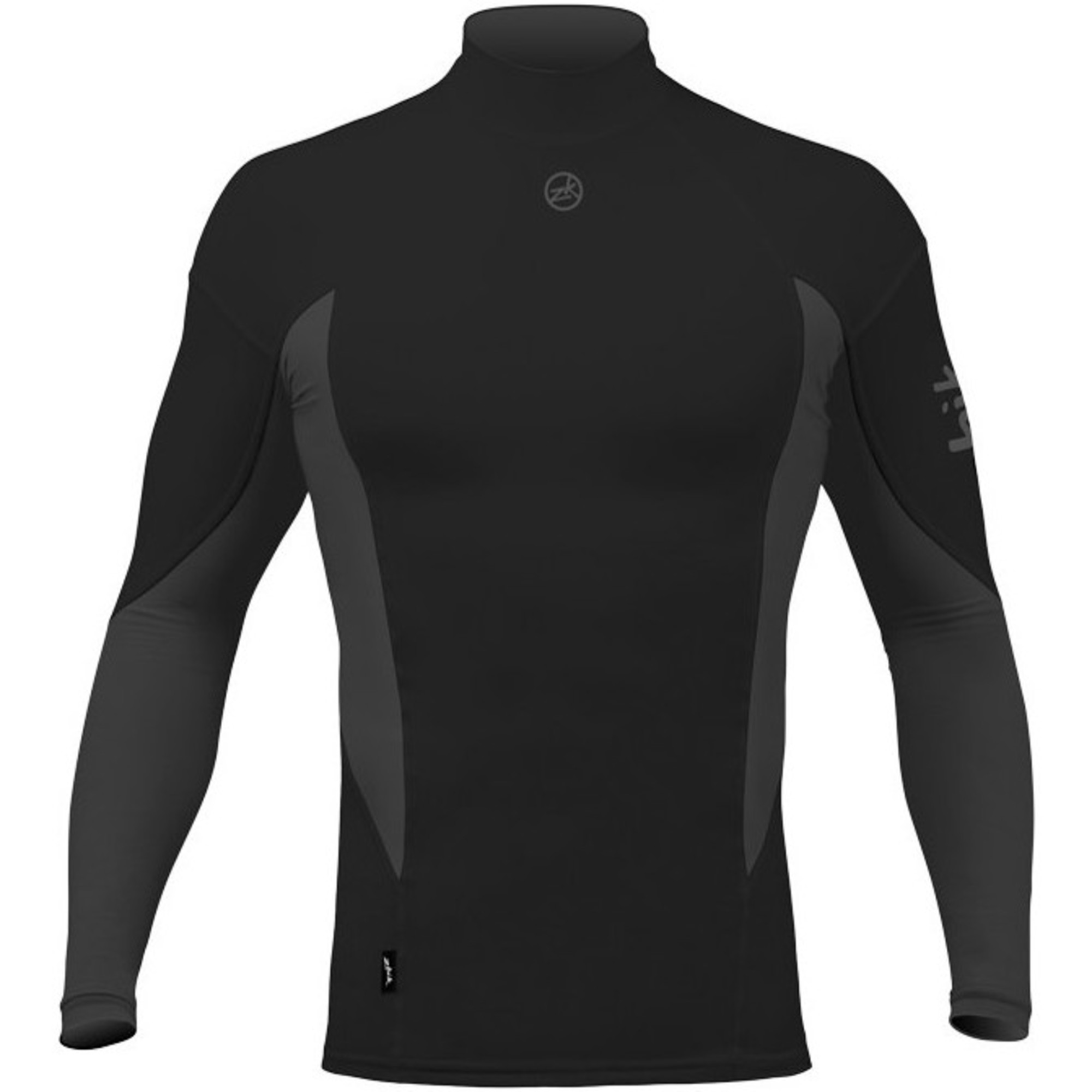 2021 Zhik Long Sleeve Spandex Rash Top BLACK TOP61 - Wetsuits - Rash ...