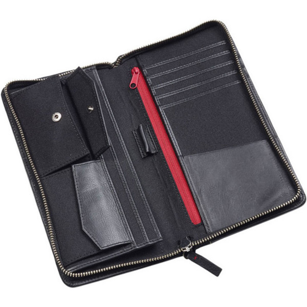 Musto Evolution Leather Travel Wallet BLACK AE0800 - Accessories ...