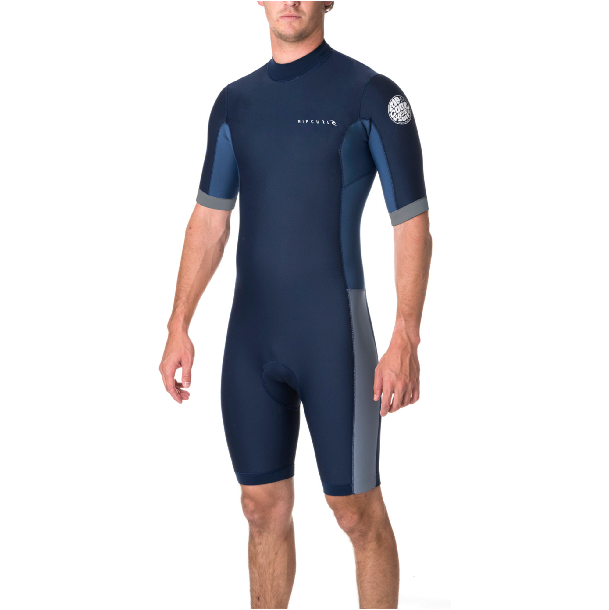Rip Curl Aggrolite 2mm Back Zip Spring Shorty Wetsuit NAVY WSP6AM ...