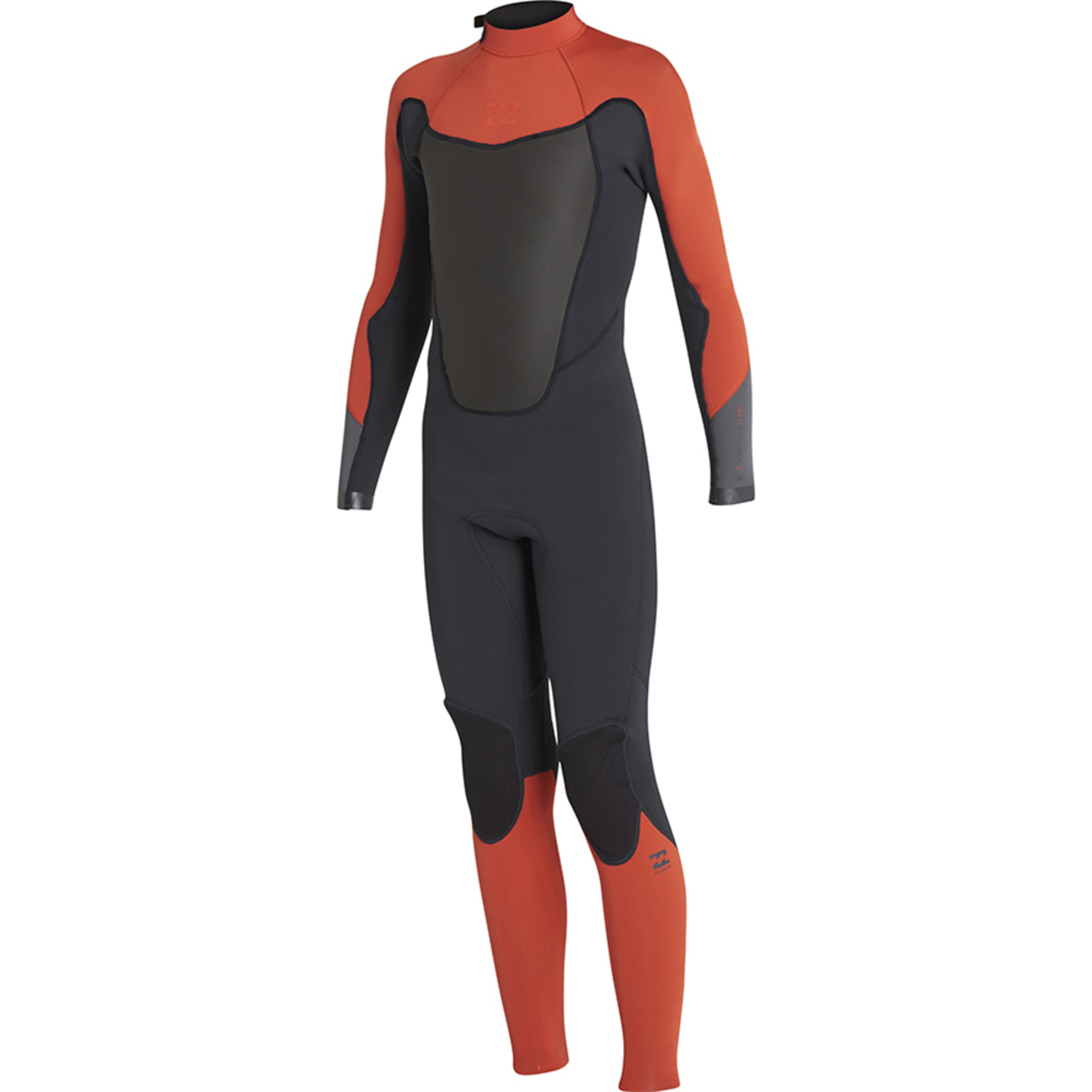 Billabong Junior Absolute 3/2mm Back Zip Wetsuit H43B01 - Orange ...