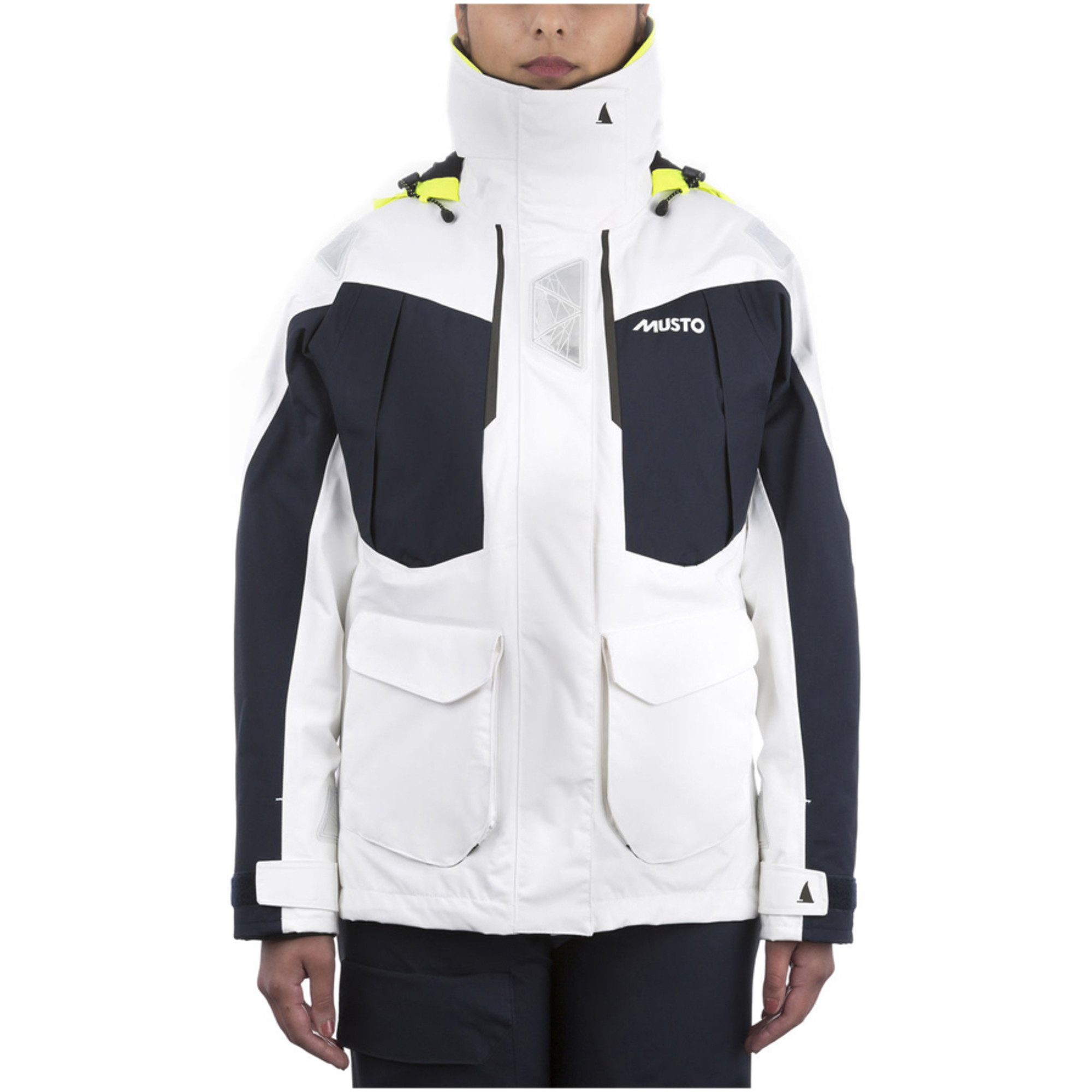 2022 Musto Womens BR2 Offshore Jacket White / True Navy SWJK014 ...