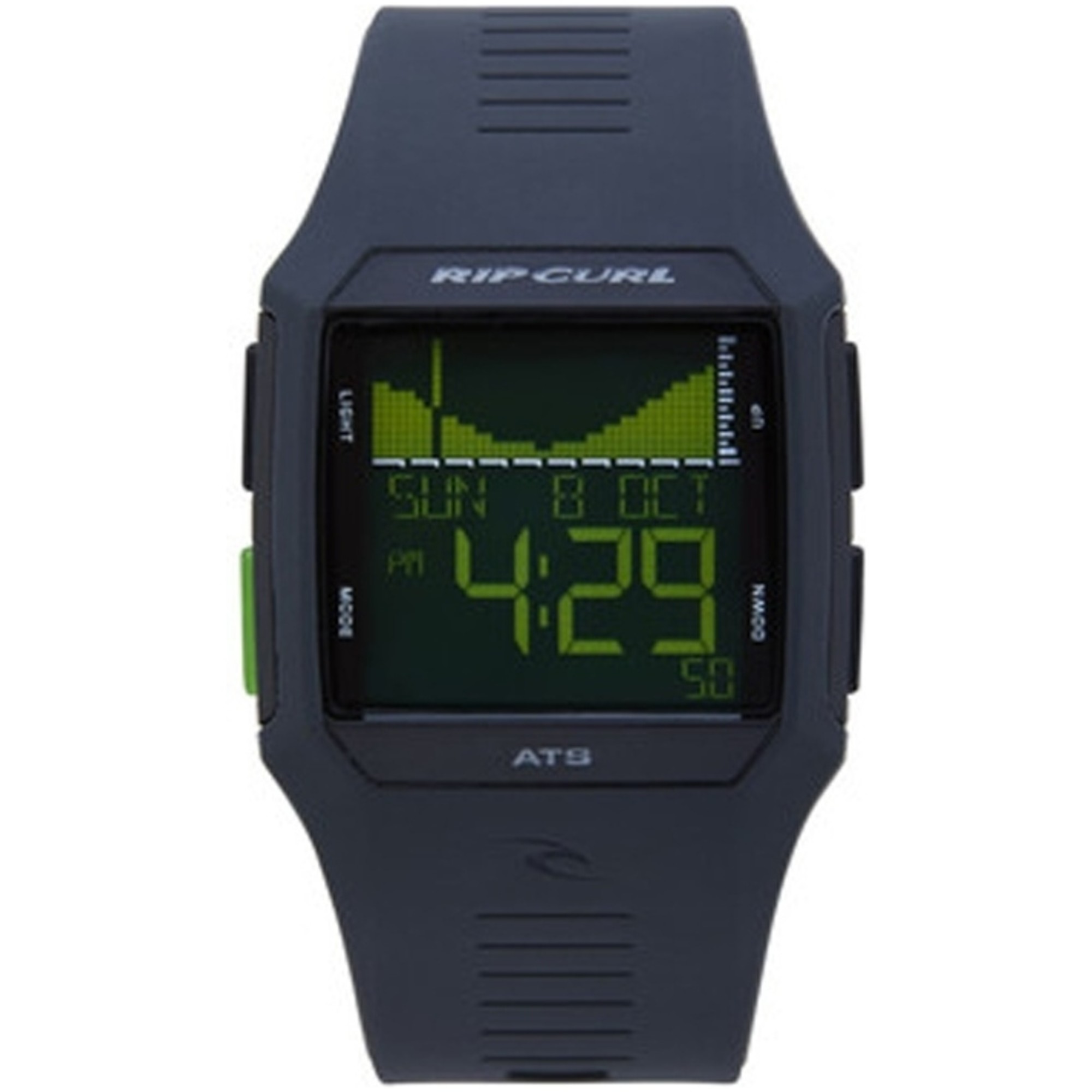2020 Rip Curl Rifles Tide Surf Watch in Black / Green A1119 ...