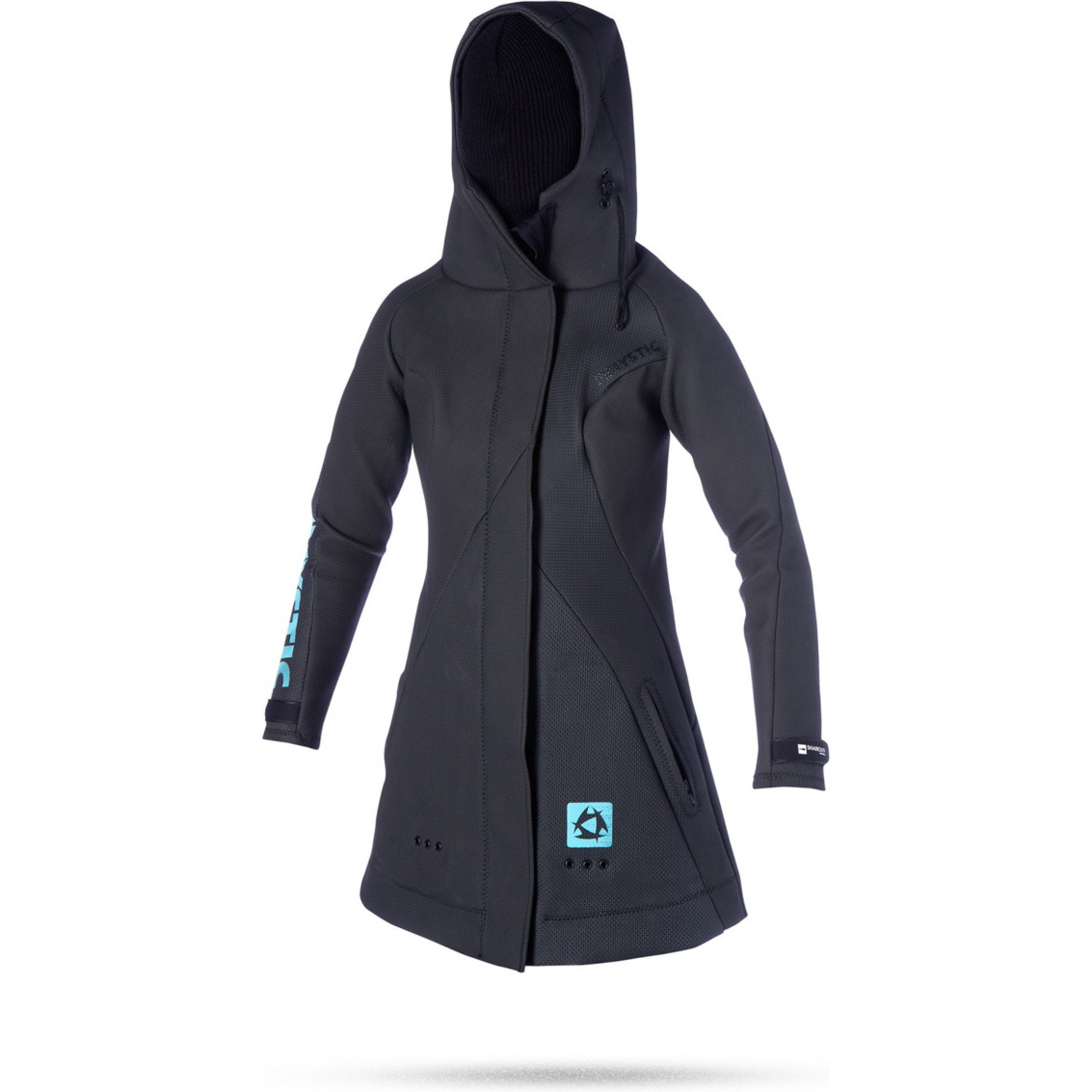 Mystic Womens Rez Team SHARKSKIN Neoprene Jacket in Black 130430 ...