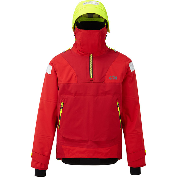 Gill Mens Smock OS1 Ocean Sailing Bright Red | Ocean Sailing | Yacht ...