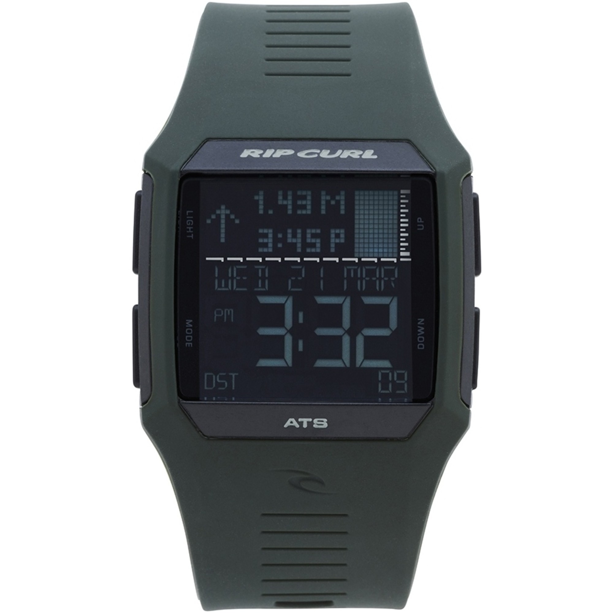 2020 Rip Curl Rifles Tide Surf Watch in Military Green A1119 ...