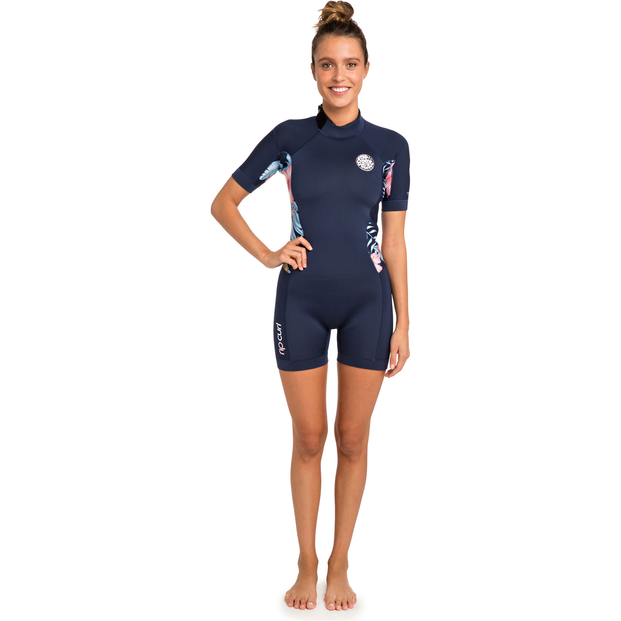 2019 Rip Curl Womens Dawn Patrol 2mm Back Zip Shorty Wetsuit Navy ...