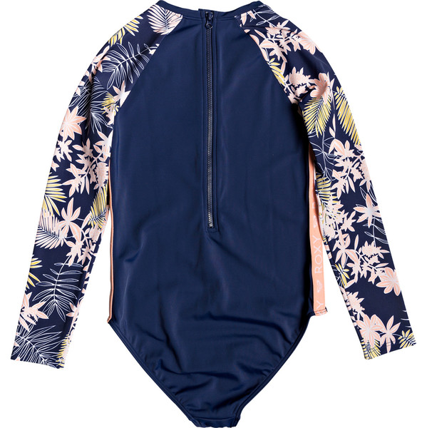 Roxy Girls Bikini Point One Piece Swim Suit Medieval Blue ERGWR03122 ...