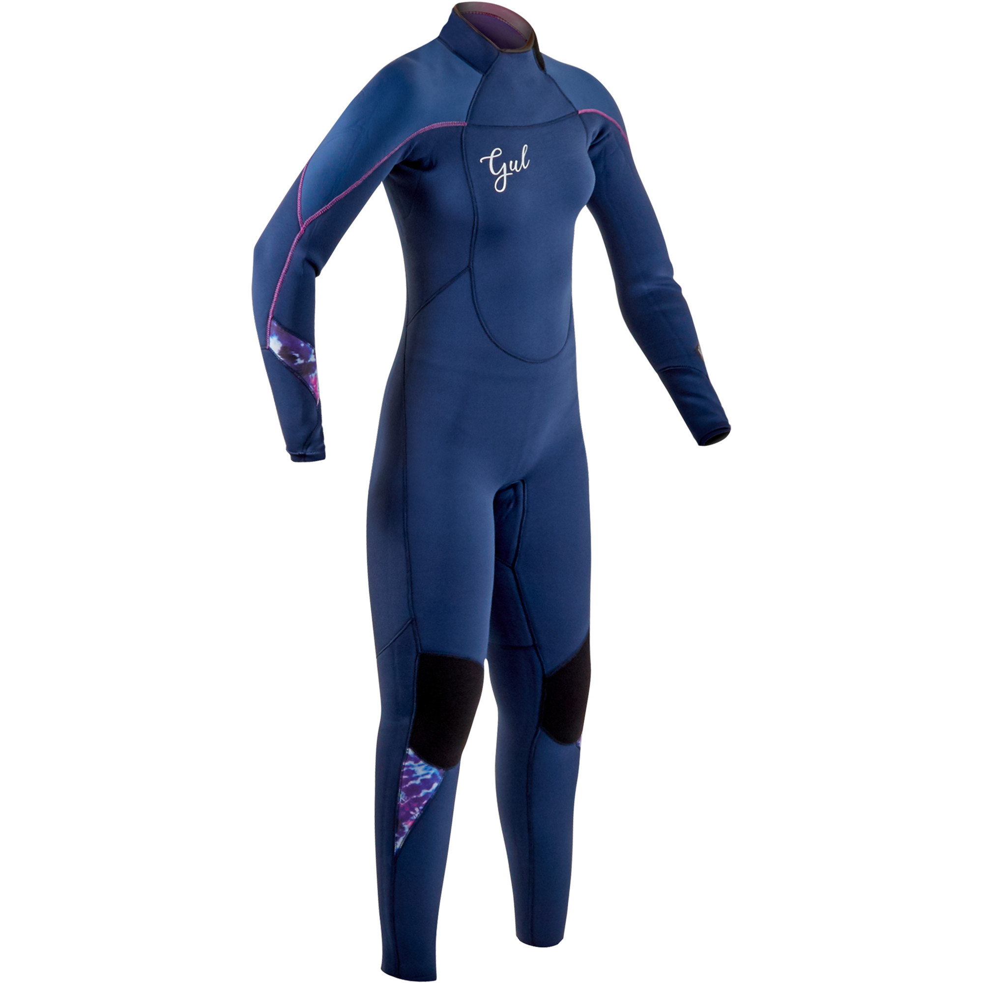 2020 GUL Womens Response 4/3mm Back Zip Wetsuit RE1248-B7 - Ink Blue ...