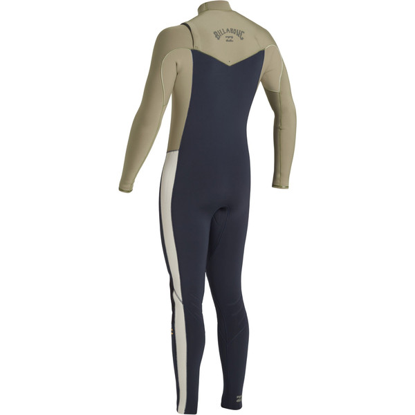 2021 Billabong Mens Revolution 3/2mm Chest Zip Wetsuit U43M55 - Navy ...