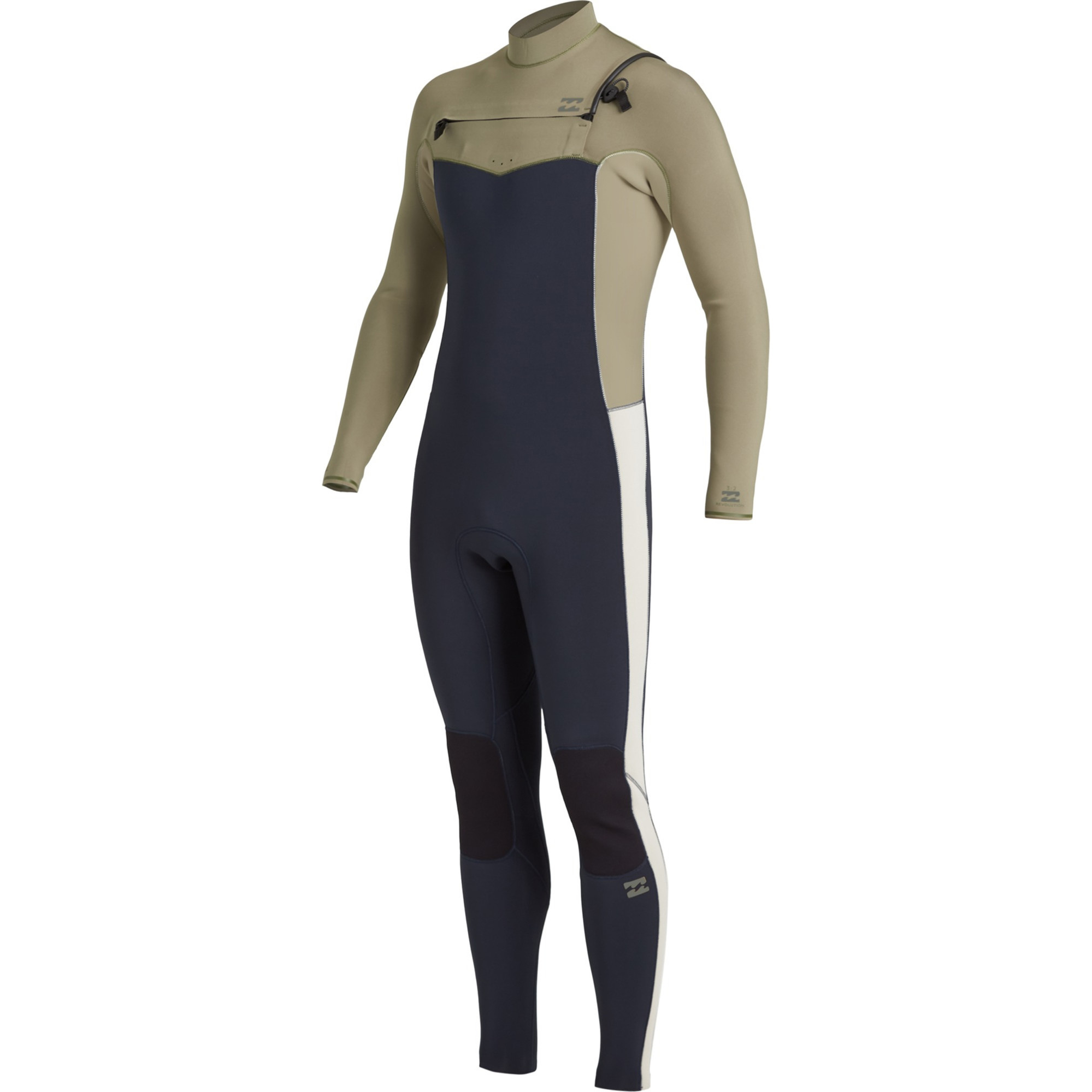 2021 Billabong Mens Revolution 3/2mm Chest Zip Wetsuit U43M55 - Navy ...
