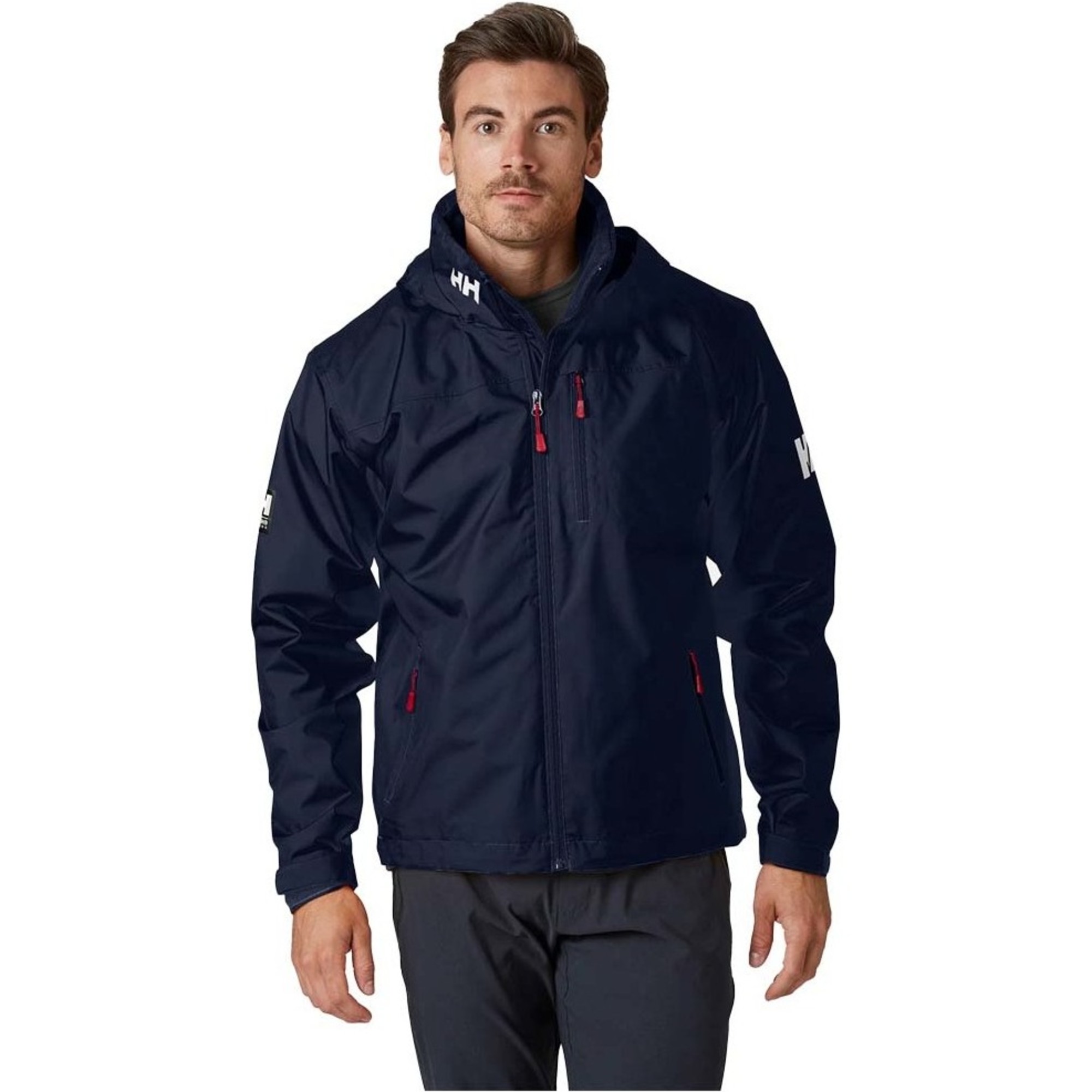 Helly Hansen Mens Crew Hooded Jacket 33874 | sailing | Jacket ...