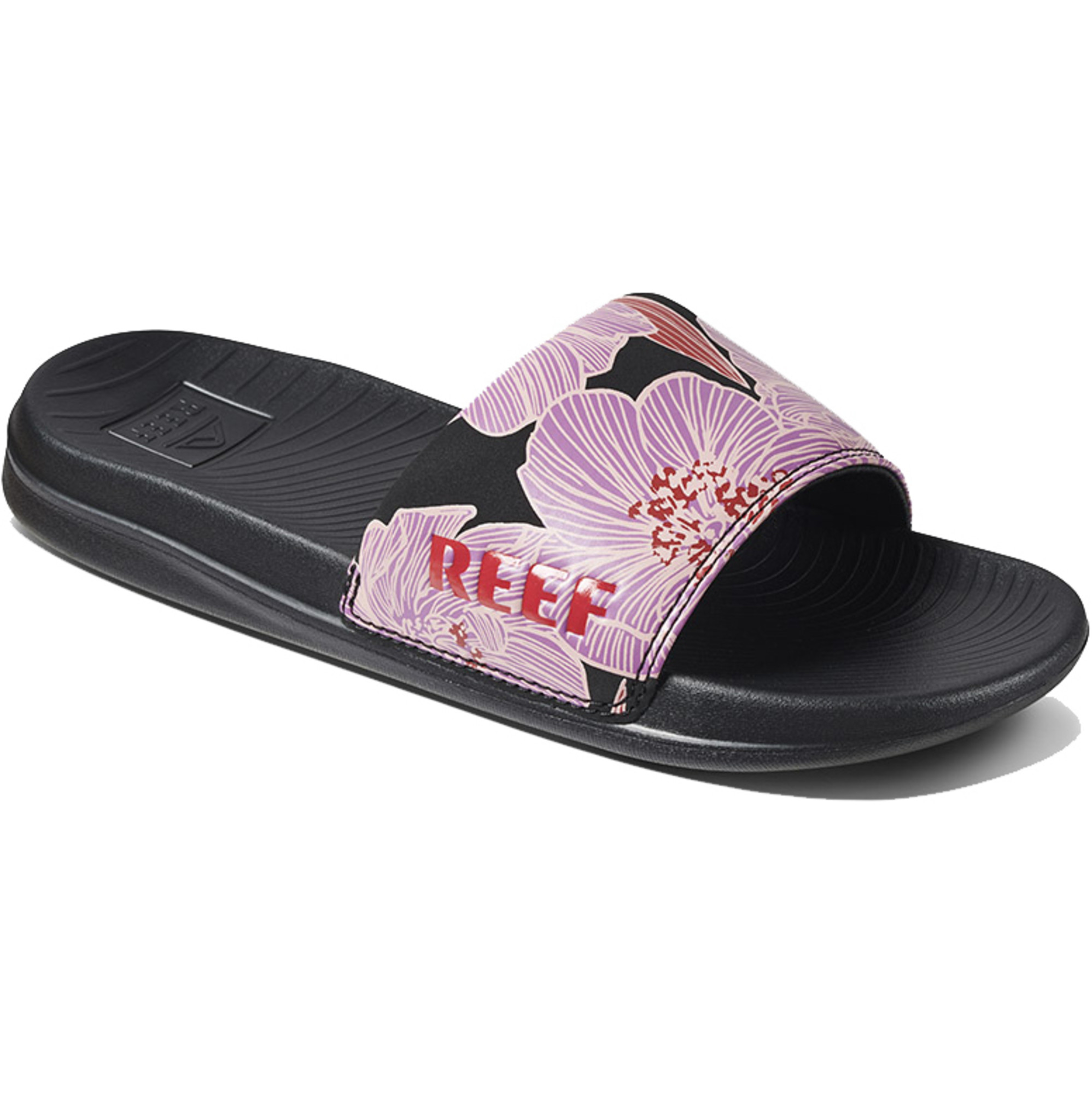 2021 Reef Womens One Slide Flip Flops CI4730 - Purple Blossom ...