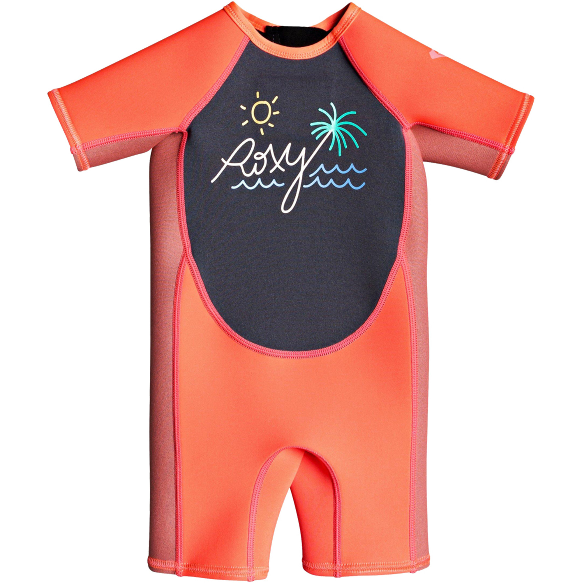 2021 Roxy Toddler Syncro 1 5mm Spring Shorty Wetsuit EROW503002 ...