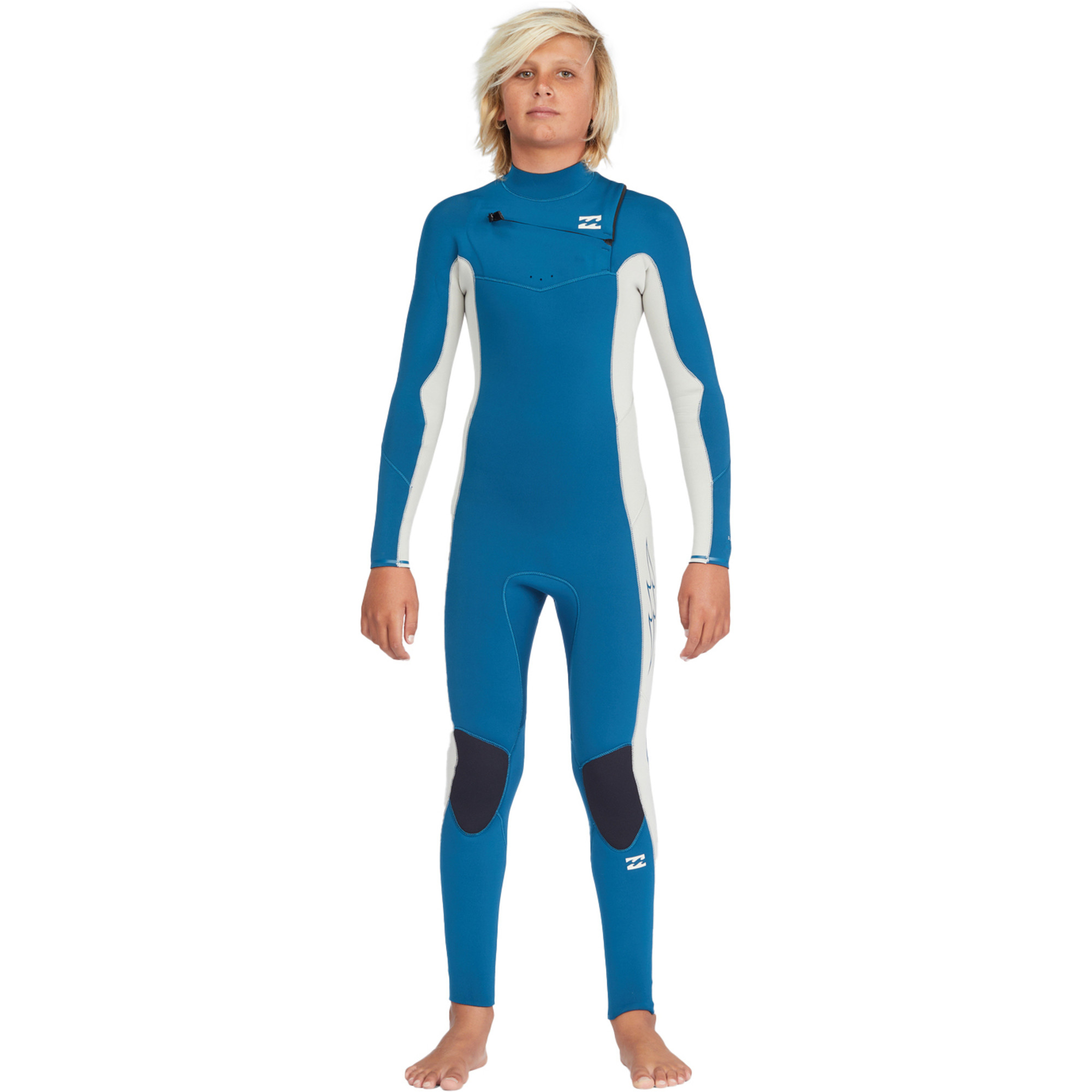 2023 Billabong Junior Absolute 5/4mm Chest Zip Wetsuit F45B35 - Lagoon ...