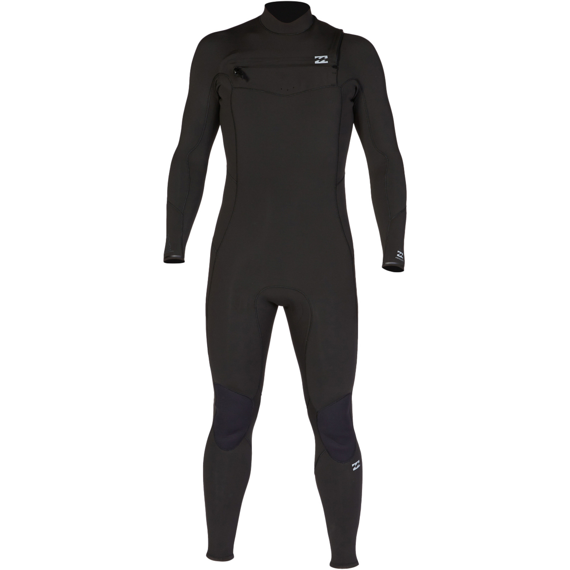 2023 Billabong Mens Absolute 4/3mm Chest Zip Wetsuit F44M24 - Black ...