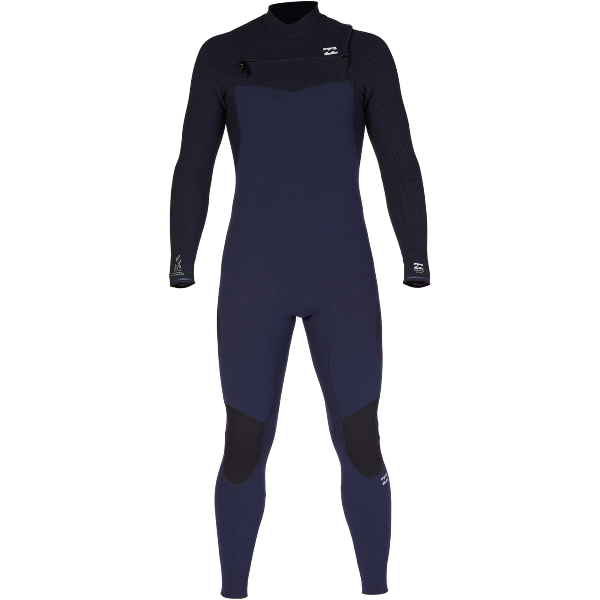 2023 Billabong Mens Furnace Comp 4/3mm Chest Zip Wetsuit F44M46 - Navy ...