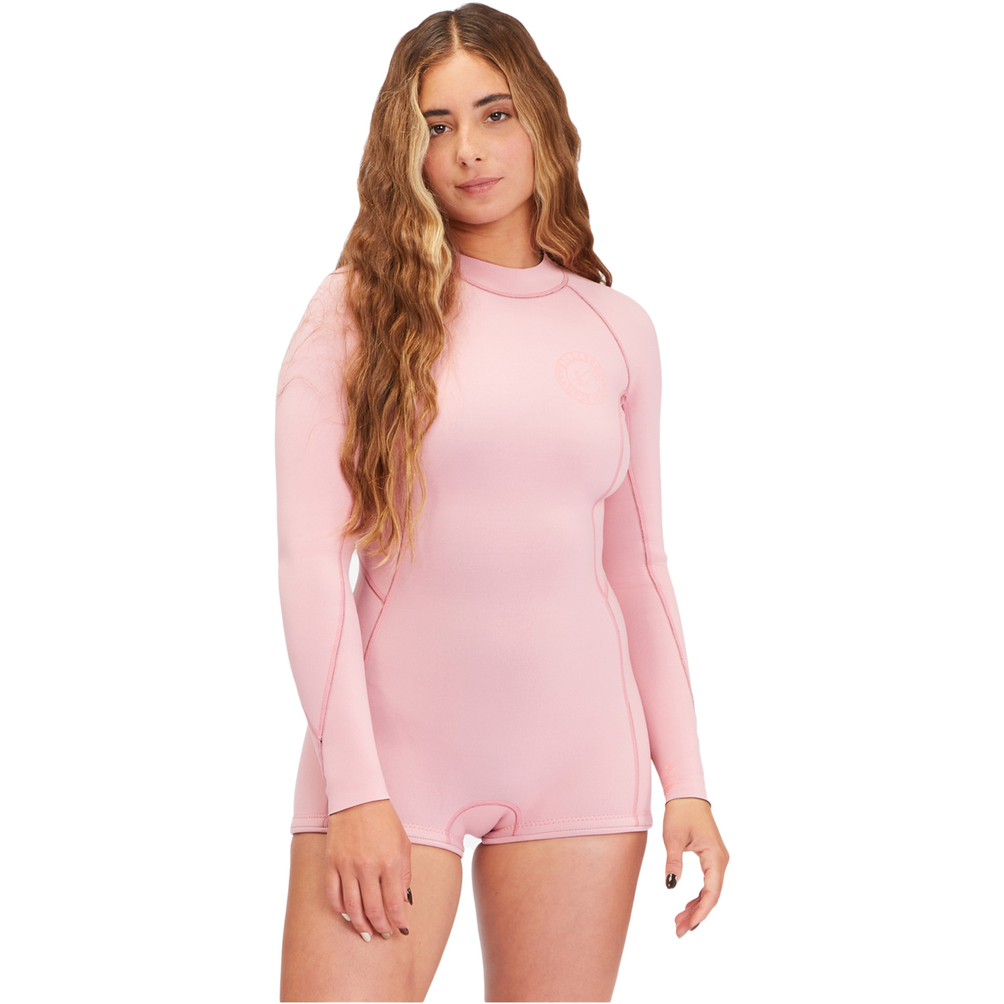 2022 Billabong Womens Spring Fever 2mm Long Sleeve Shorty Wetsuit ...