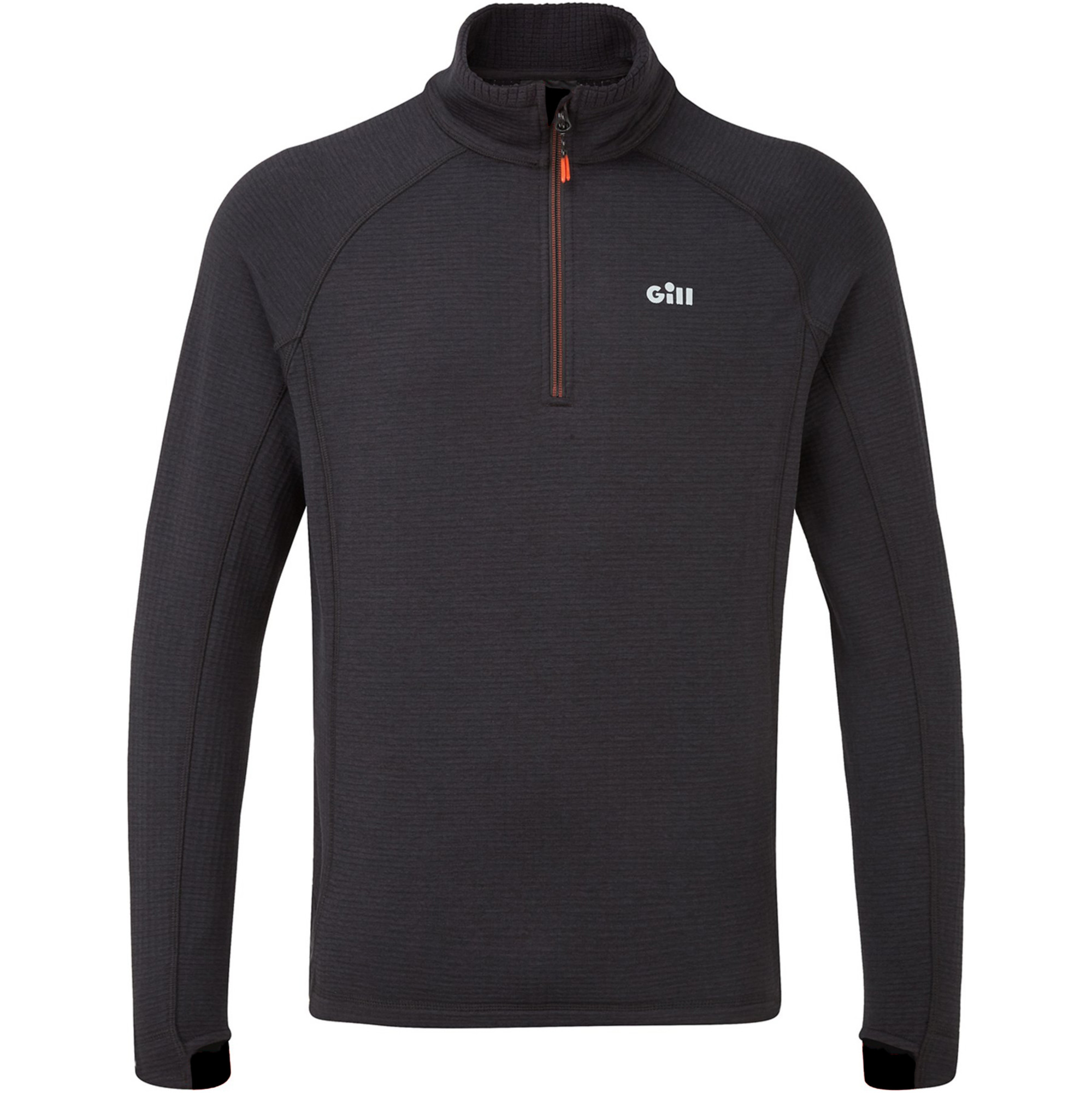 Gill Mens OS Thermal Zip Neck Top 1081 - Graphite - Sailing - Sailing ...