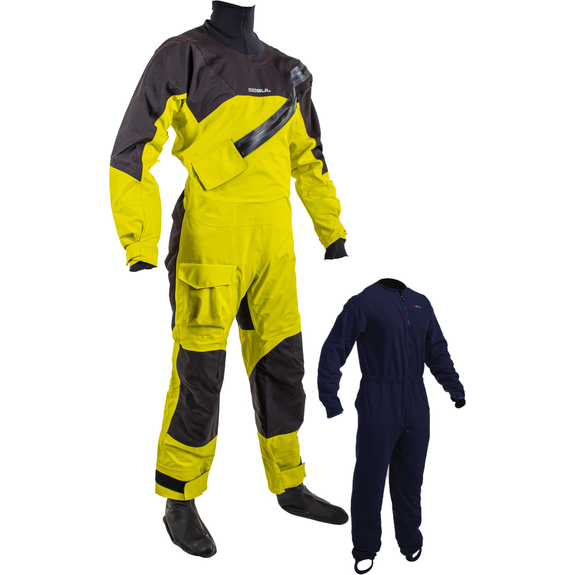 2025 Gul Junior Dartmouth Eclip Zip Drysuit & Underfleece GM0389-B9 ...