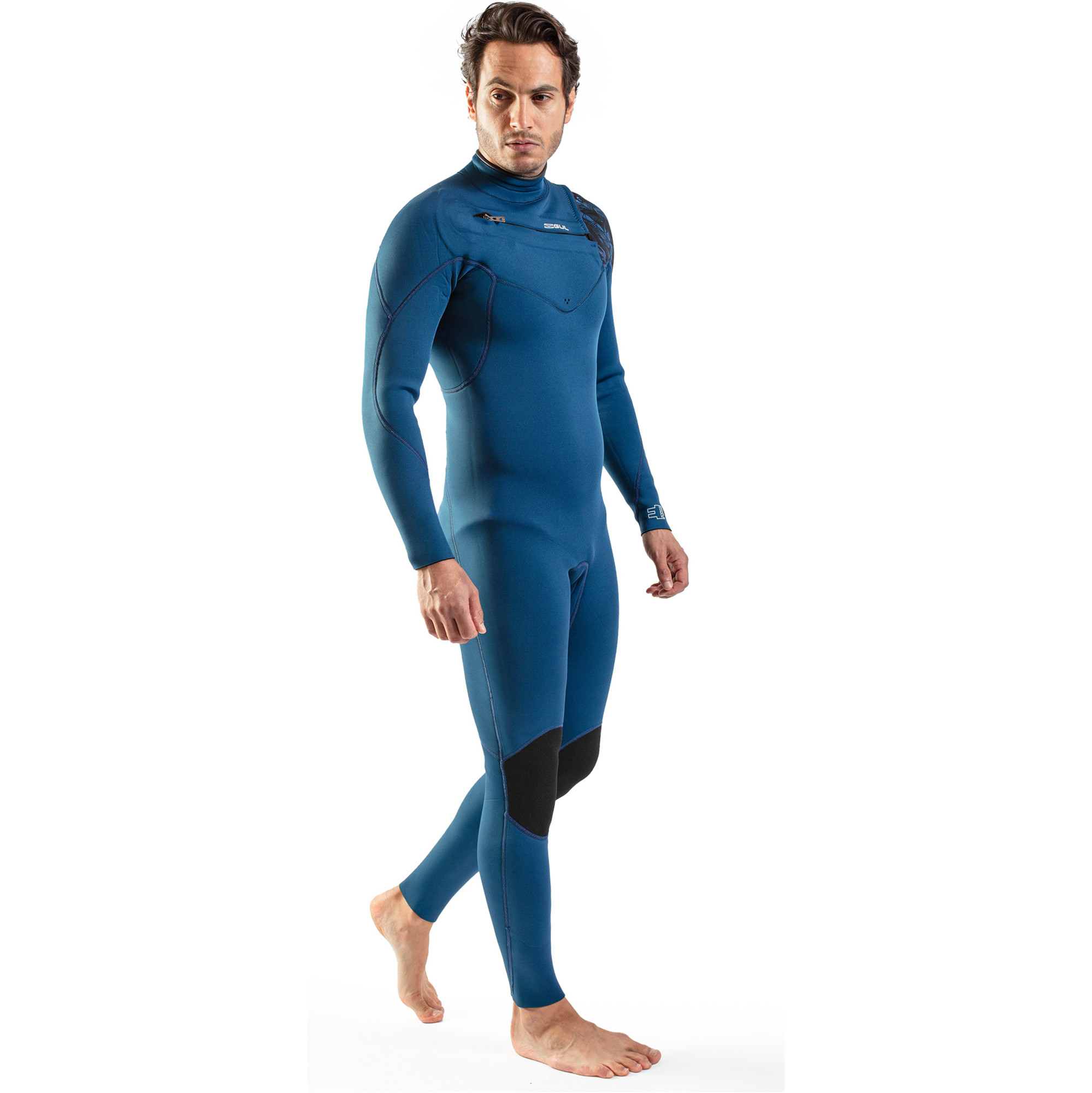 2024 Gul Mens Response Echo 3/2mm Chest Zip Wetsuit RE1327-C1 - Navy ...
