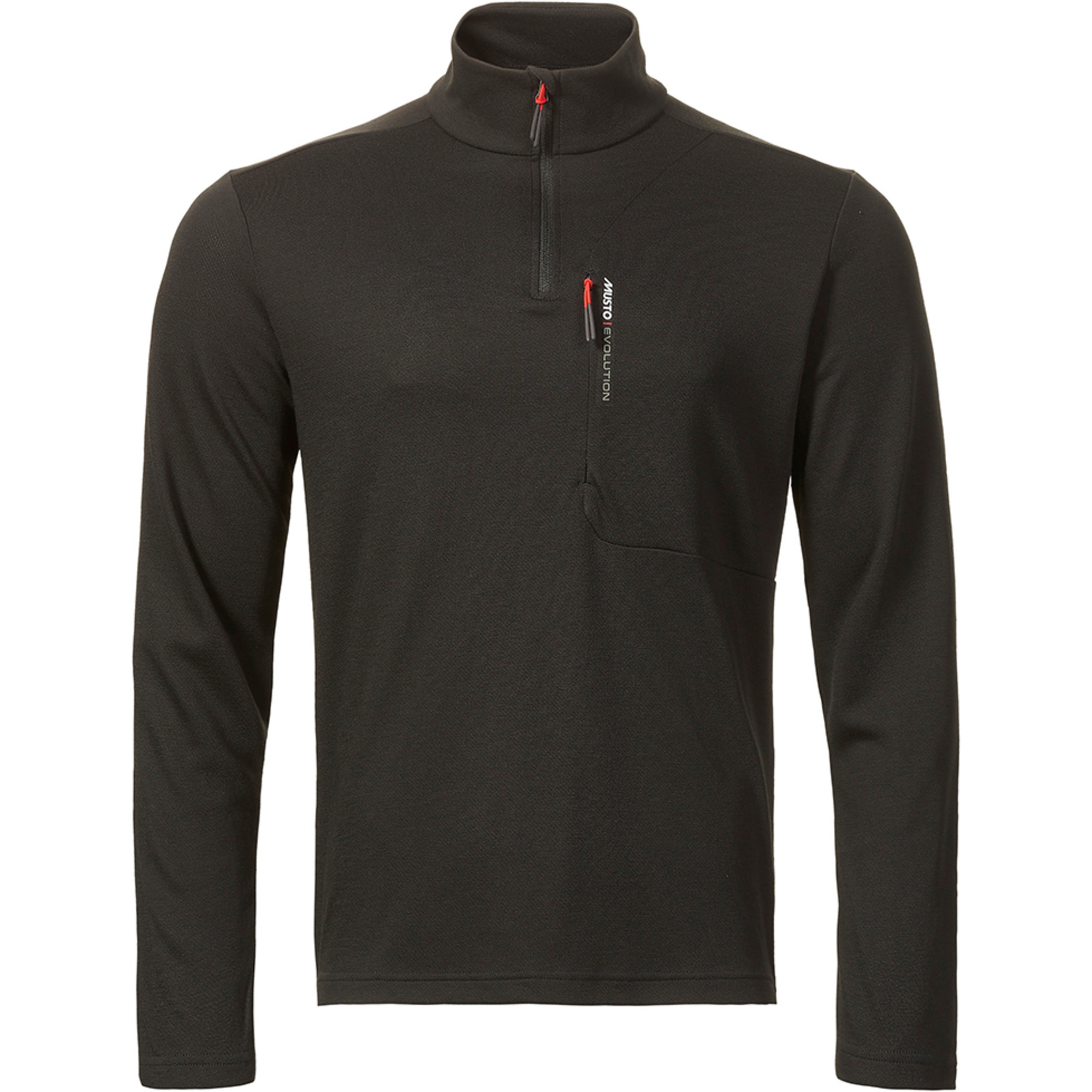 2023 Musto Mens Evolution 1/2 Zip Top 82419 - Black - Sailing - Sailing ...