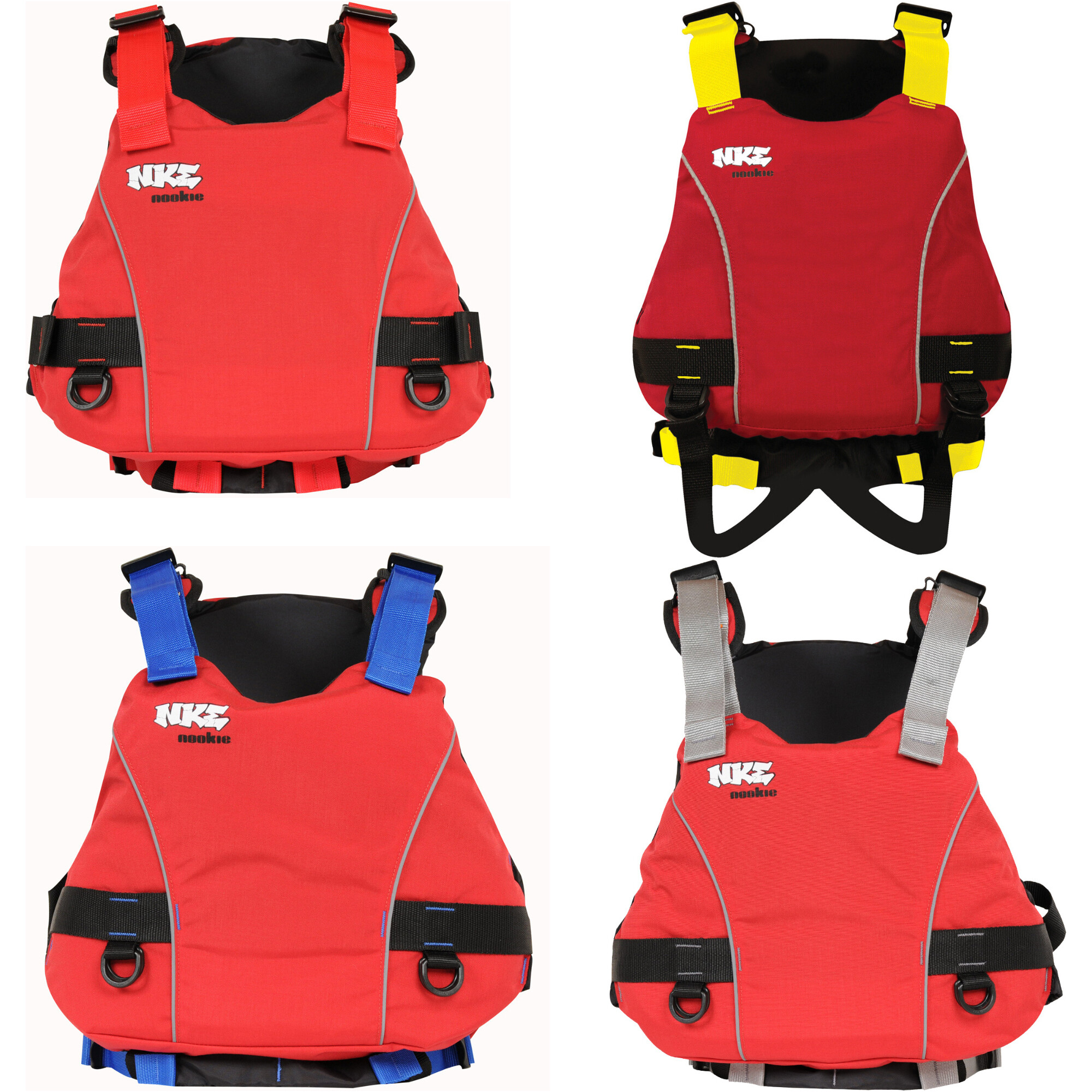 NKE Centre Vest Buoyancy Aid Red BA03 - Canoe & Kayak - Buoyancy Aids ...