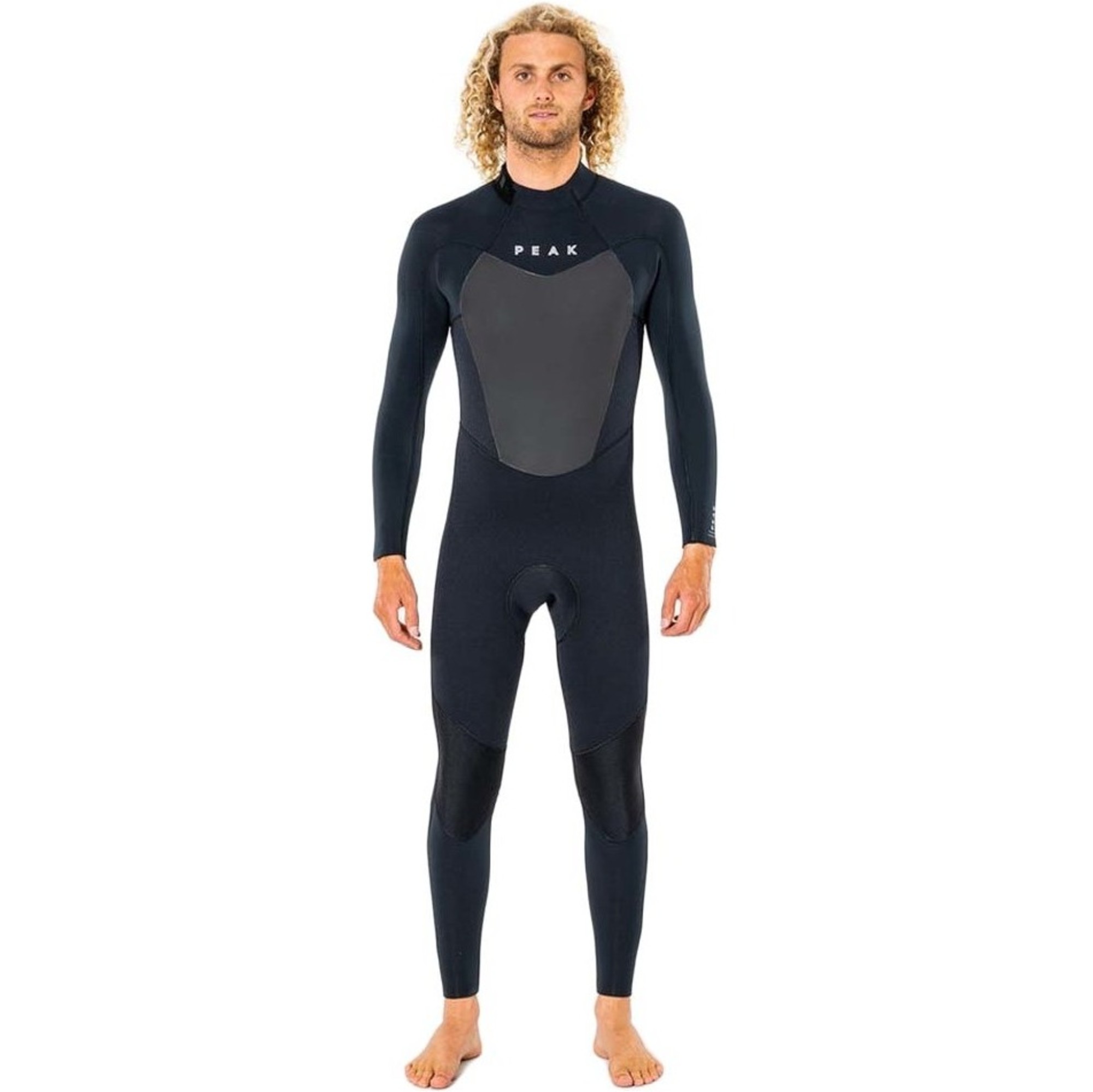 Peak Mens Energy 3/2mm GBS Back Zip Wetsuit P3746M - Black - Wetsuits ...