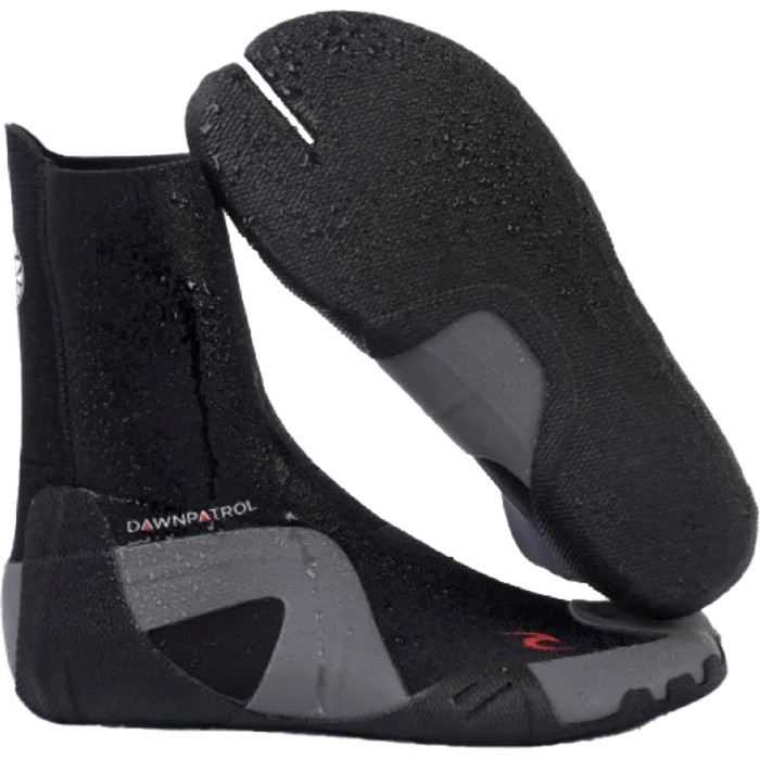 2024 Rip Curl Dawn Patrol 3mm Split Toe Wetsuit Boot WBO1AD - Black ...