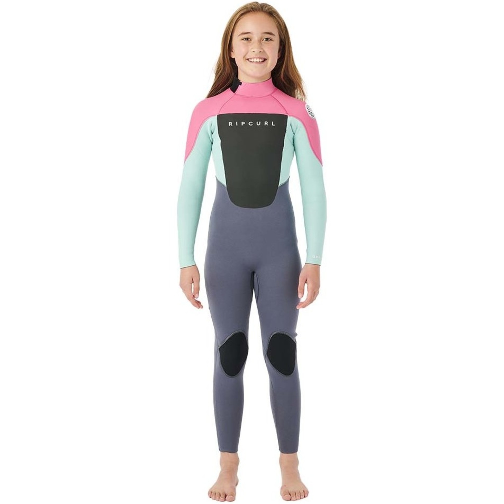 2023 Rip Curl Girls Omega 4/3mm Back Zip Wetsuit 113BFS - Pink ...