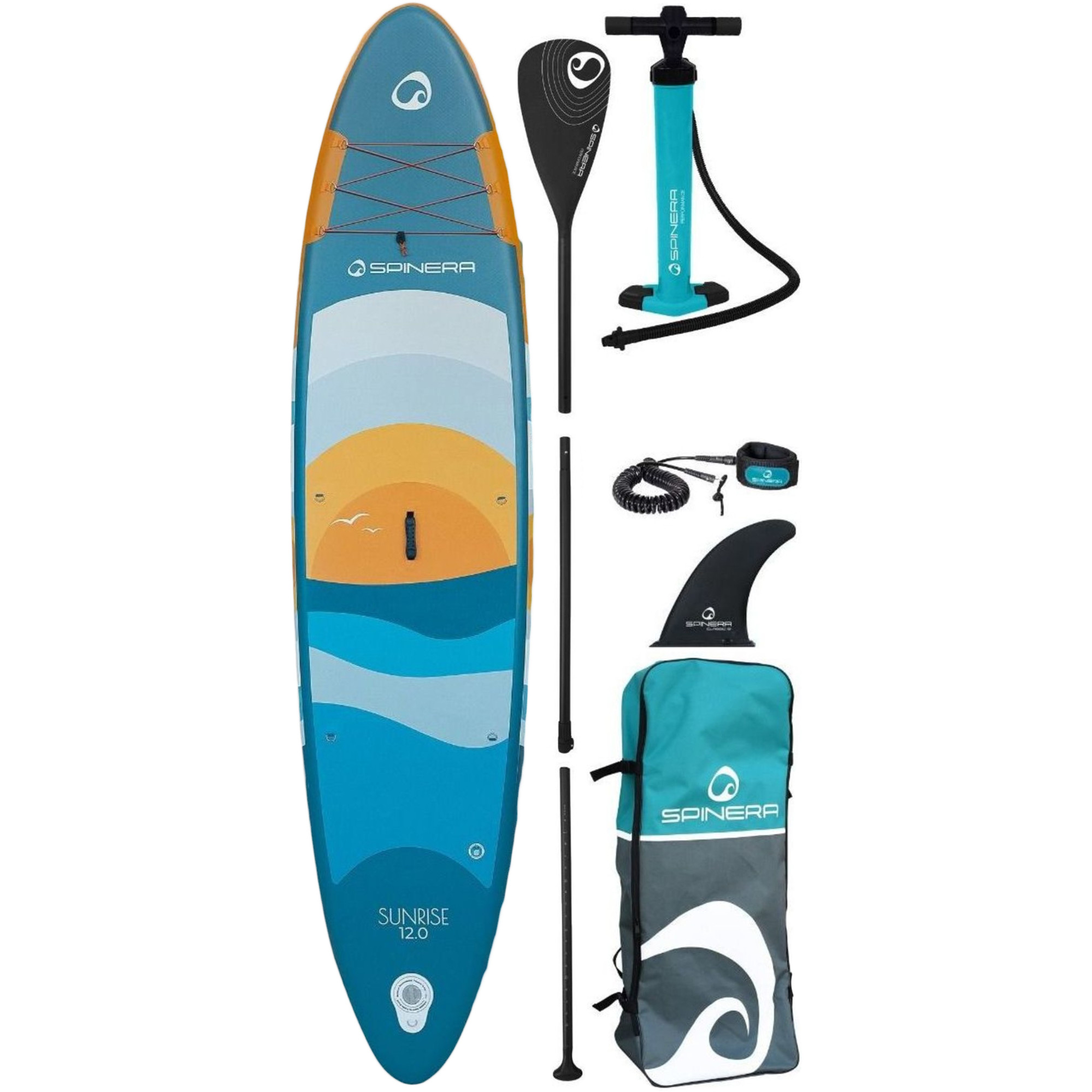 2025 Spinera Supventure Sunrise 12' Inflatable SUP Package - Board ...