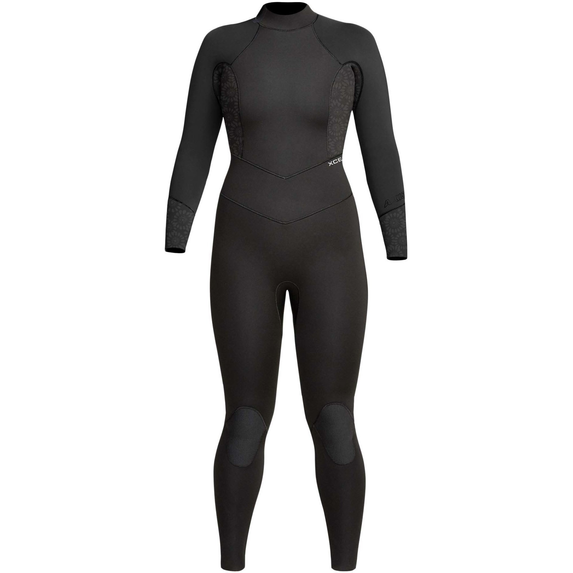 2024 Xcel Womens Axis 4/3mm Back Zip Wetsuit WN43AXG0 - Flower Print ...
