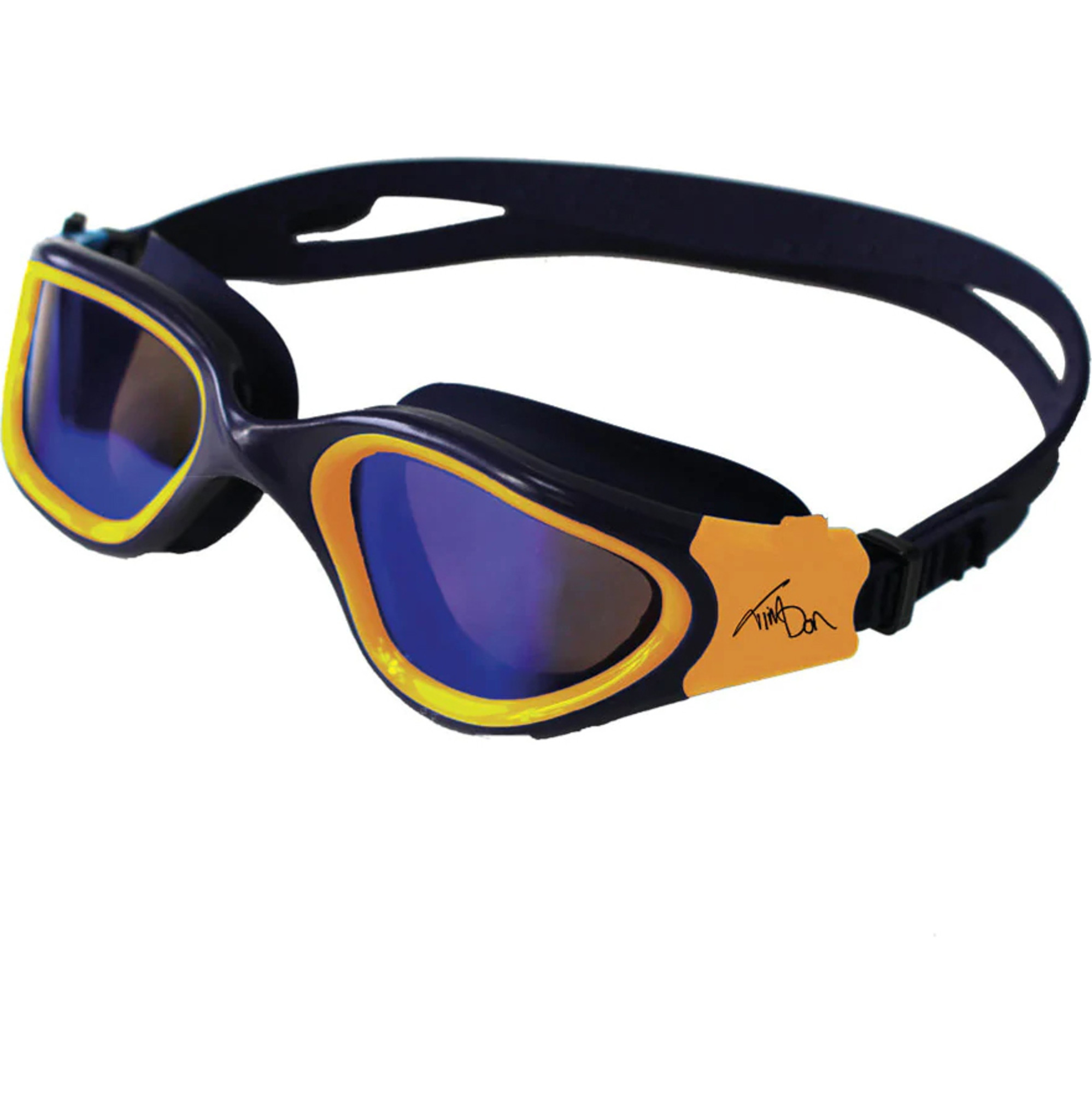 2022 Zone3 Vapour Swim Goggles SA19GOGVA103 - Navy / Neon Orange ...