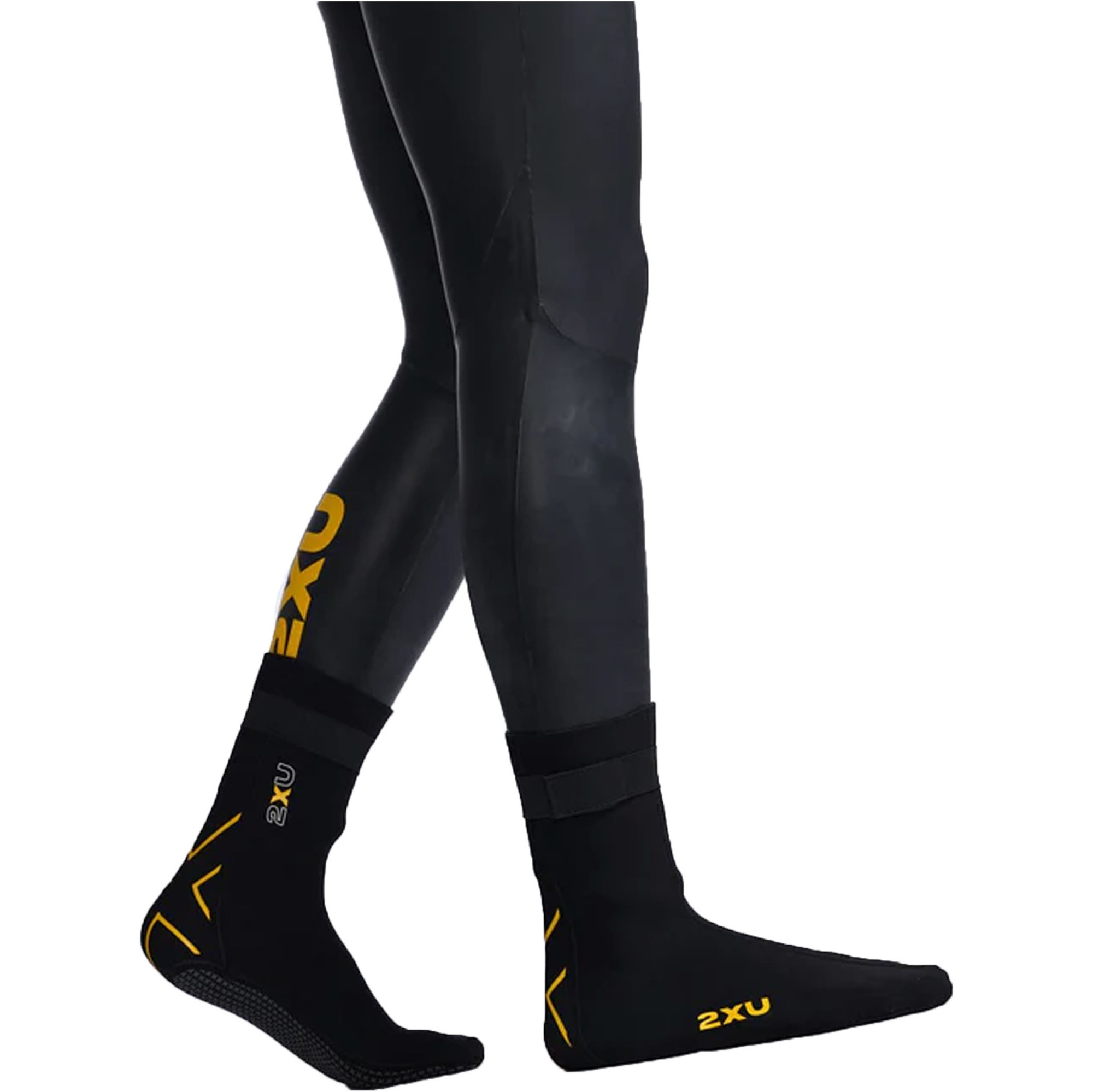 2025 2XU Propel Neoprene Swim Booties UW7023e - Black / Ambition ...