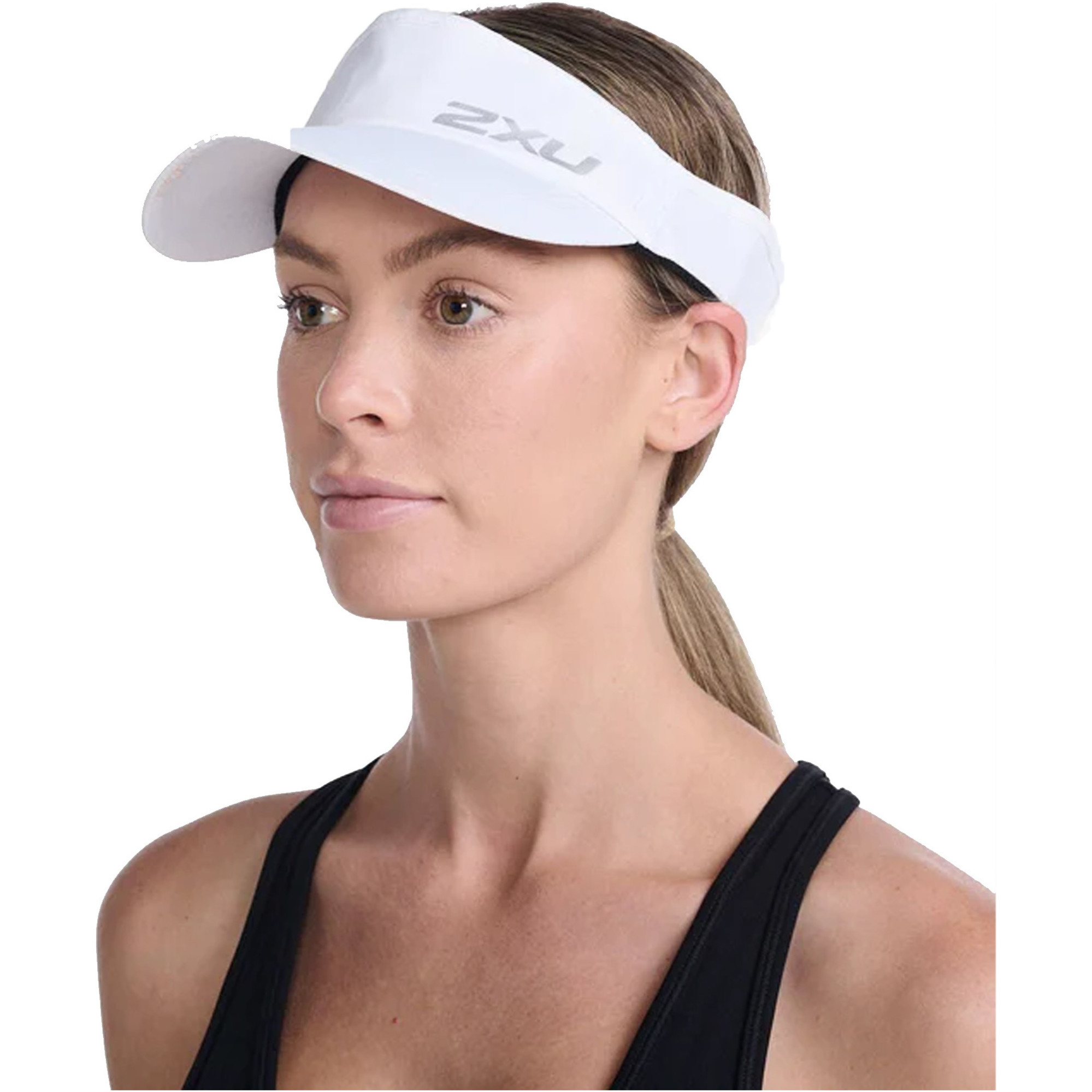 2024 2XU Run Visor UQ5686f - White - Sailing - Accessories - Gloves ...