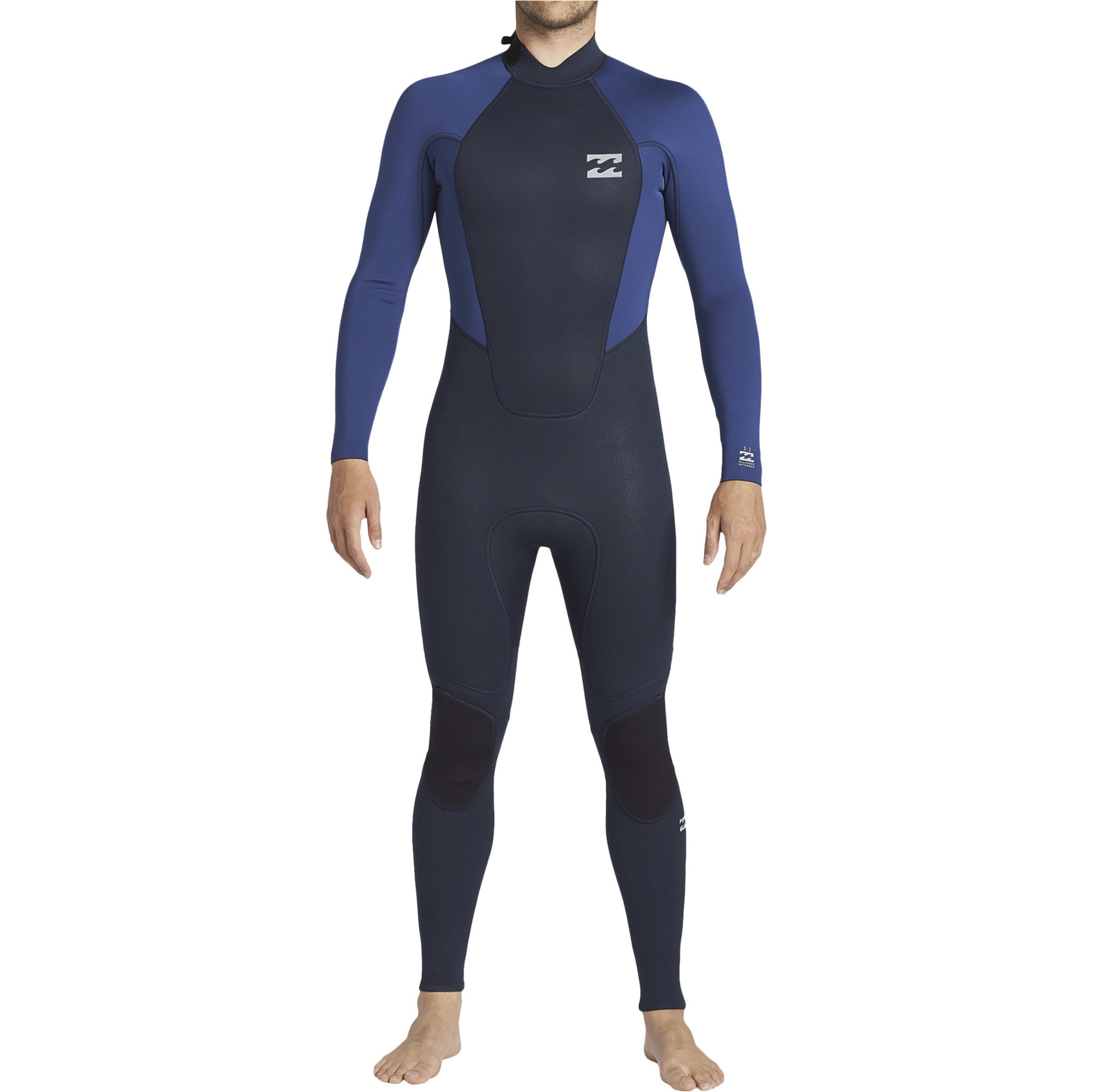 2023 Billabong Mens Intruder 4/3mm Back Zip Wetsuit ABYW100203 - Navy ...