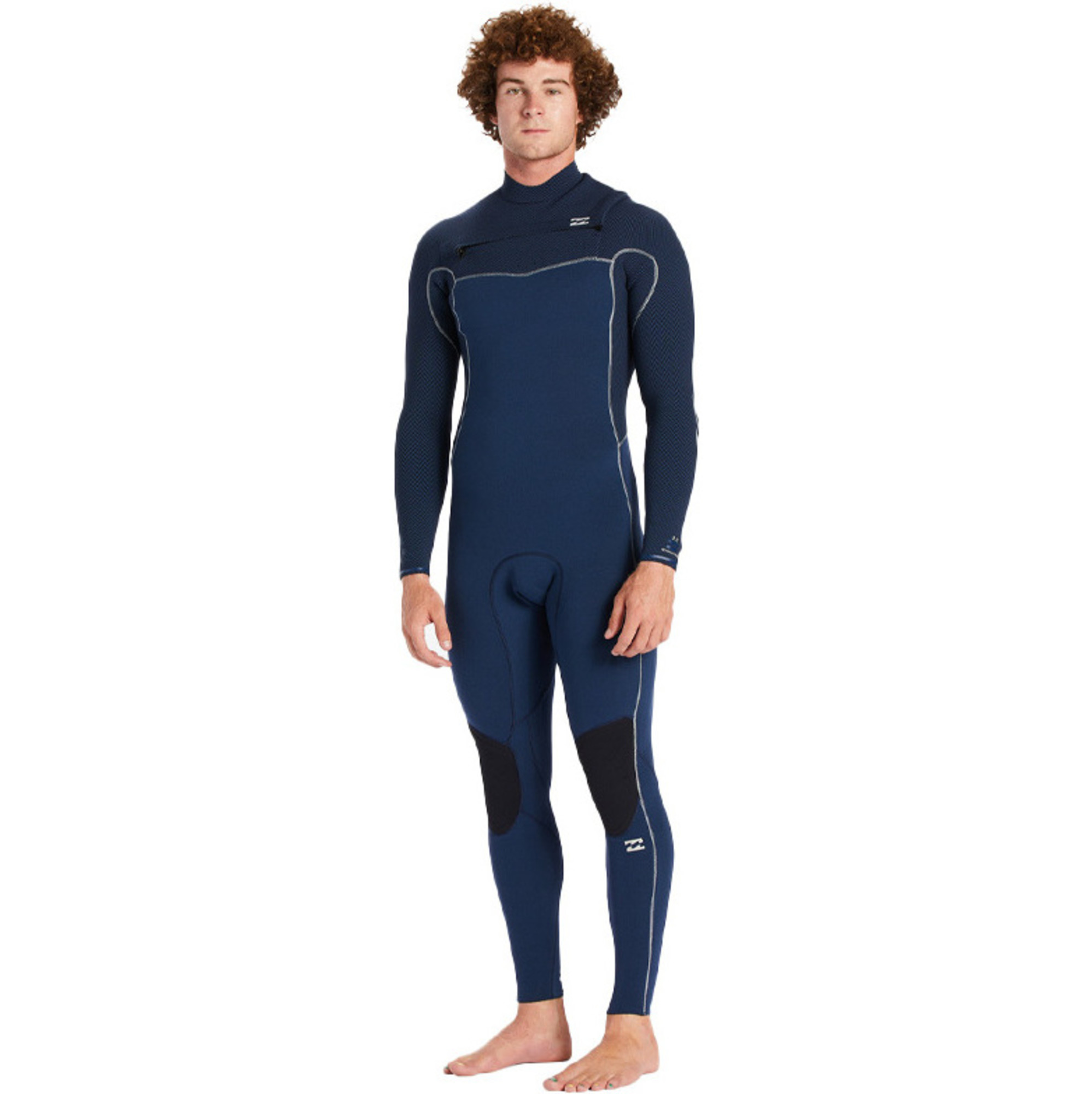 2023 Billabong Mens Revolution 4/3mm Chest Zip Wetsuit ABYW100177 ...