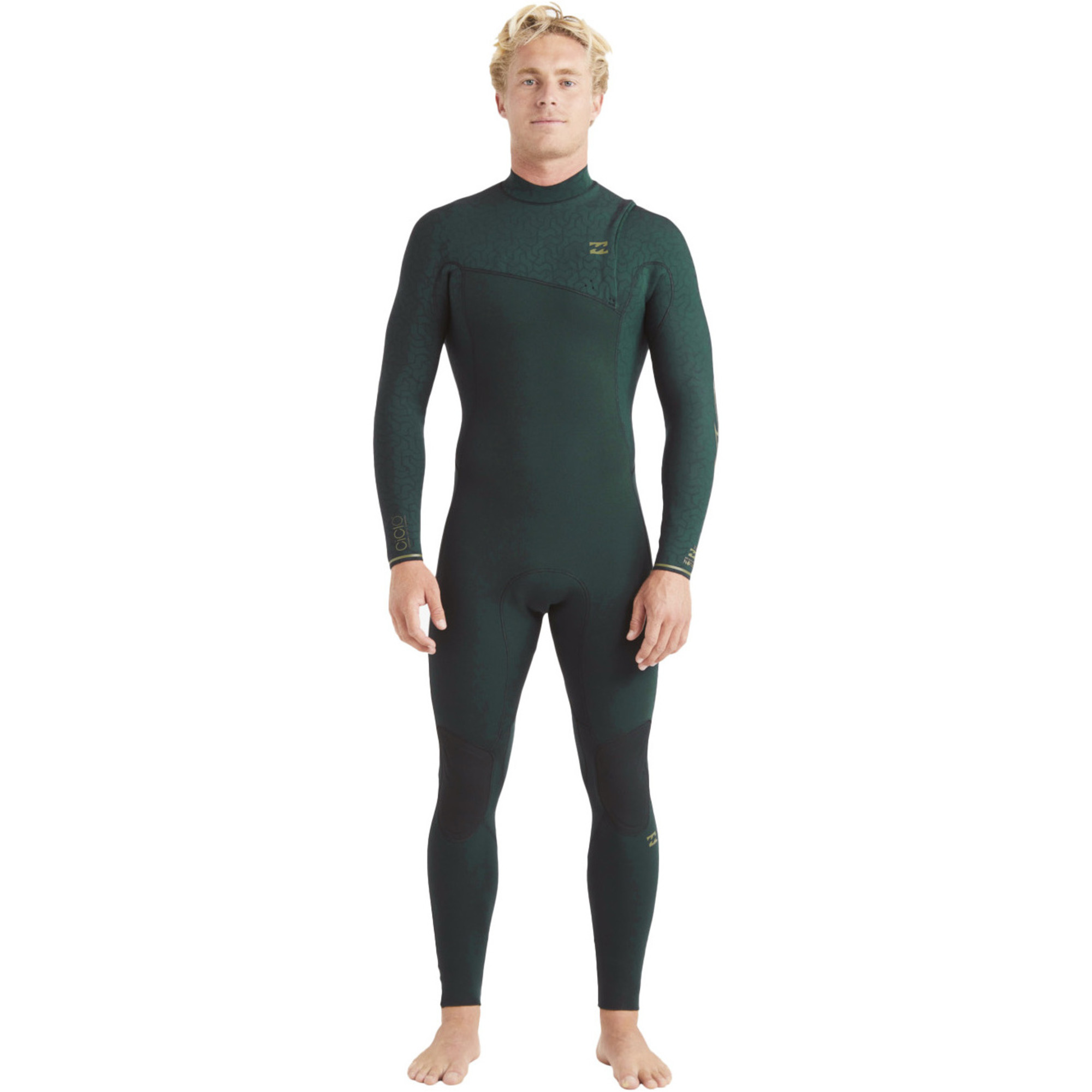 2024 Billabong Mens Revolution Natural 4/3mm Zip Free Wetsuit ...