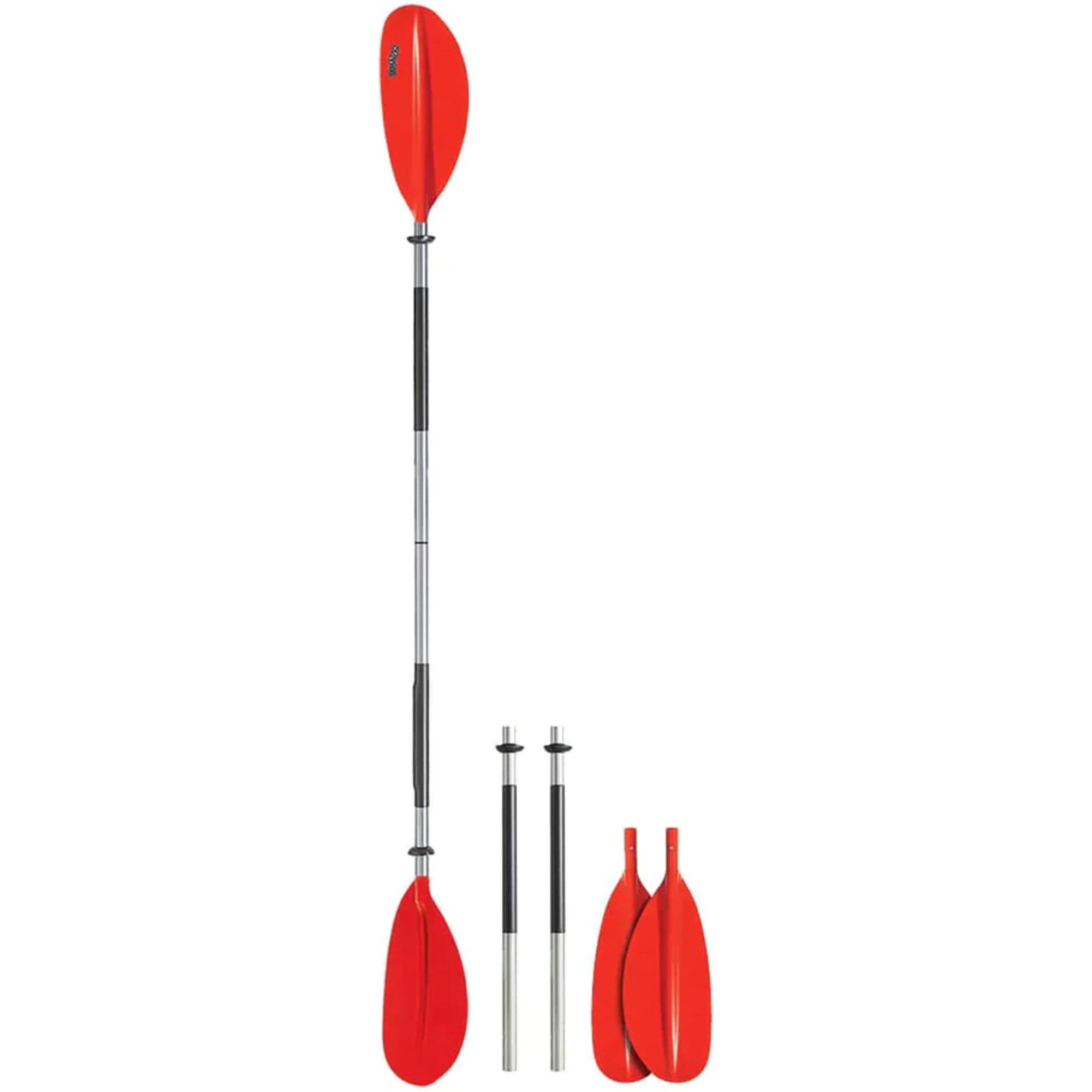 2025 Bravo KWB 220cm Aluminium 4-Piece Kayak Paddle SPAK220-4A - Red ...