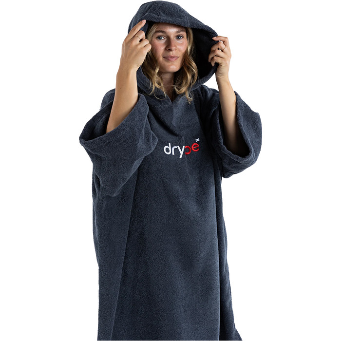 2025 Dryrobe Organic Cotton Hooded Towel Change Robe V3 DOCTV3 - Navy ...