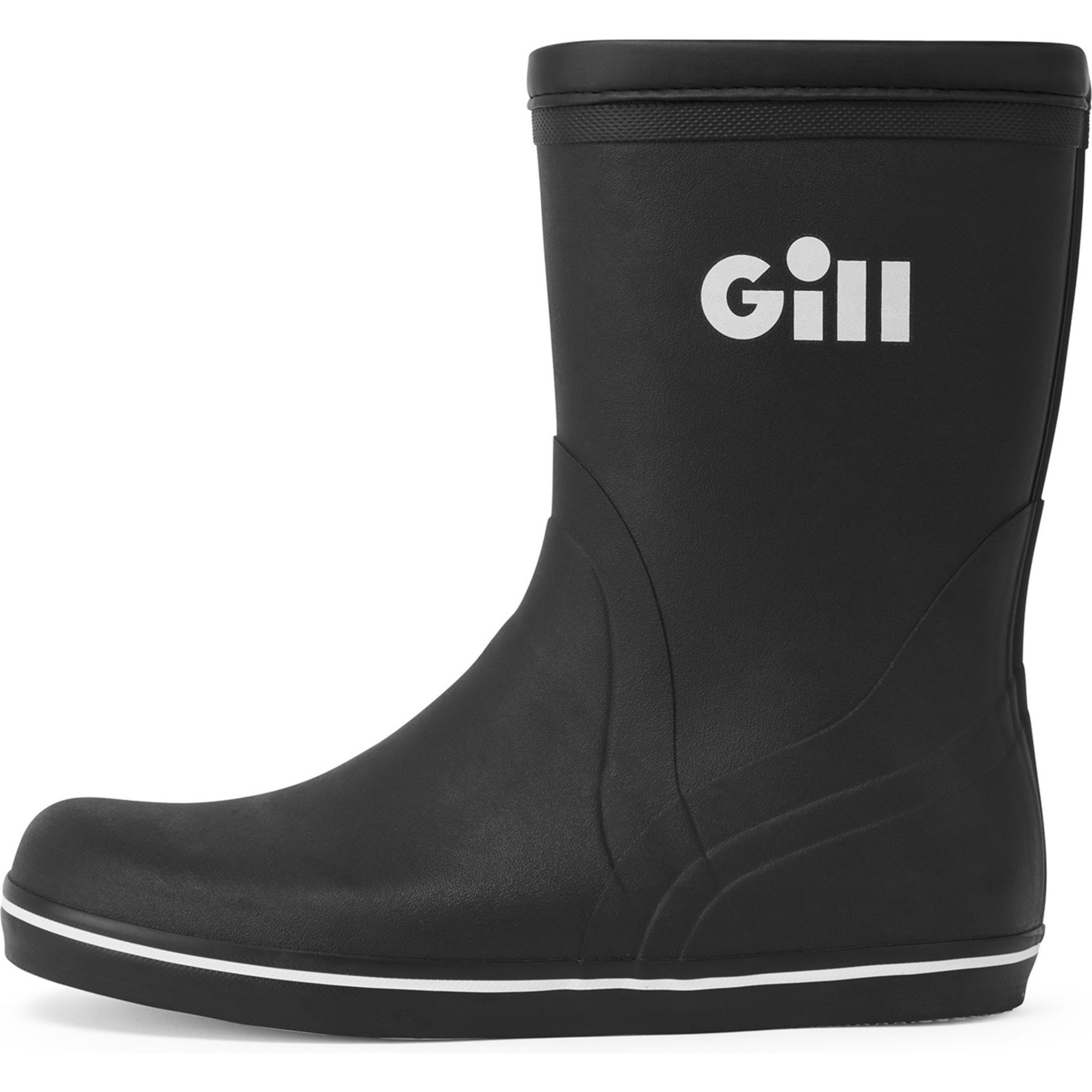 2025 Gill Short Cruising Sailing Boots 917 - Black - Sailing ...