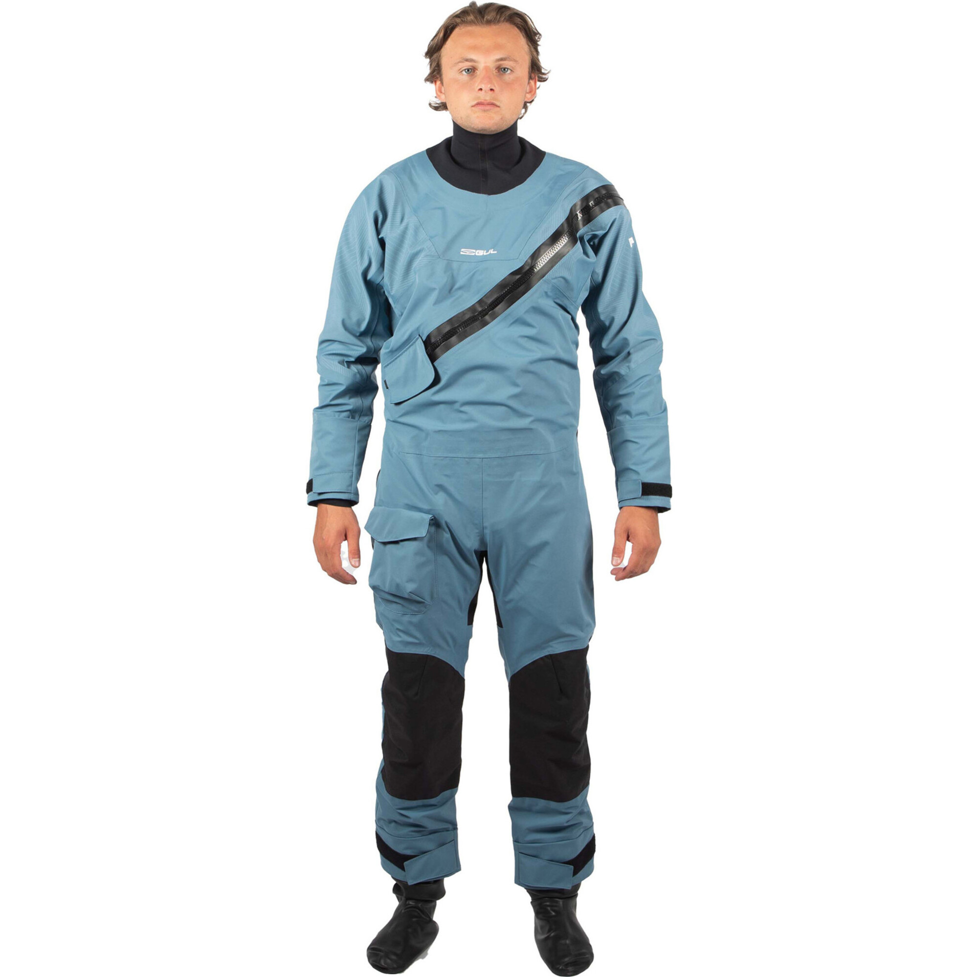 2025 Gul Mens Dartmouth Eclip Zip Drysuit GM0378-B9 - Blue - Drysuits ...