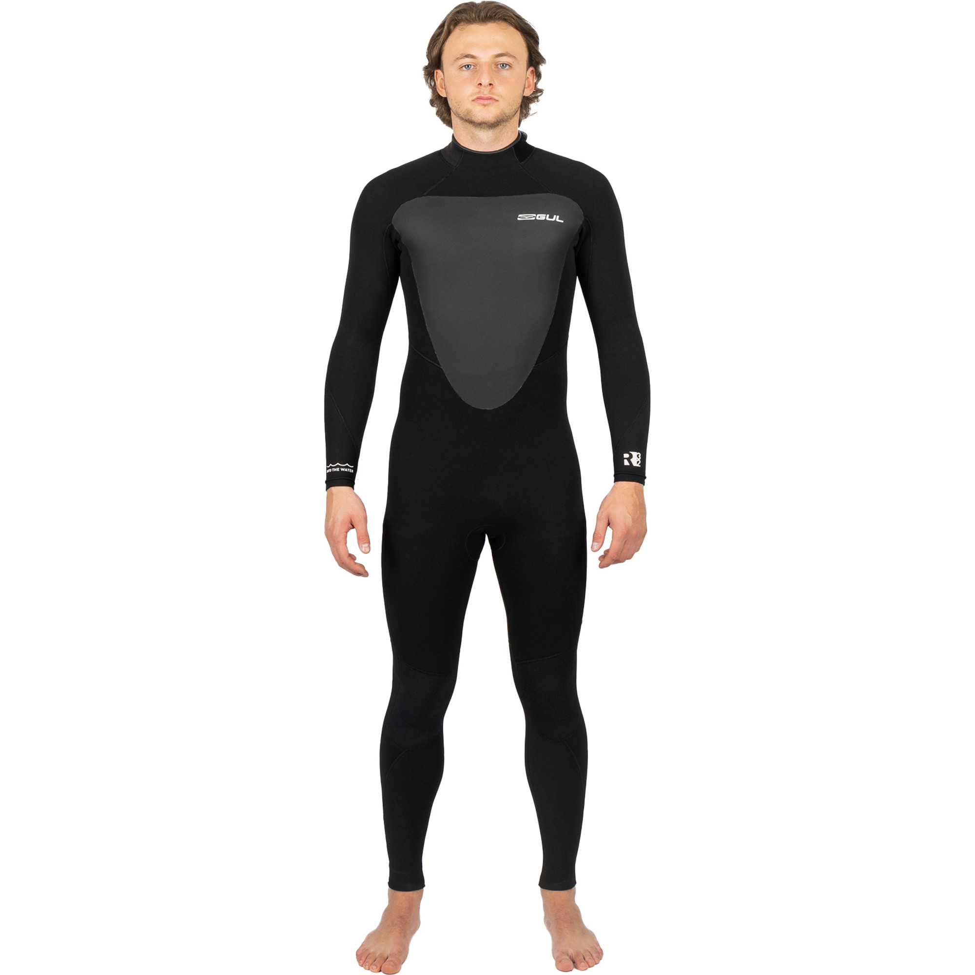 2025 Gul Mens Response 3/2mm GBS Back Zip Wetsuit RE1231-C1 - Black ...