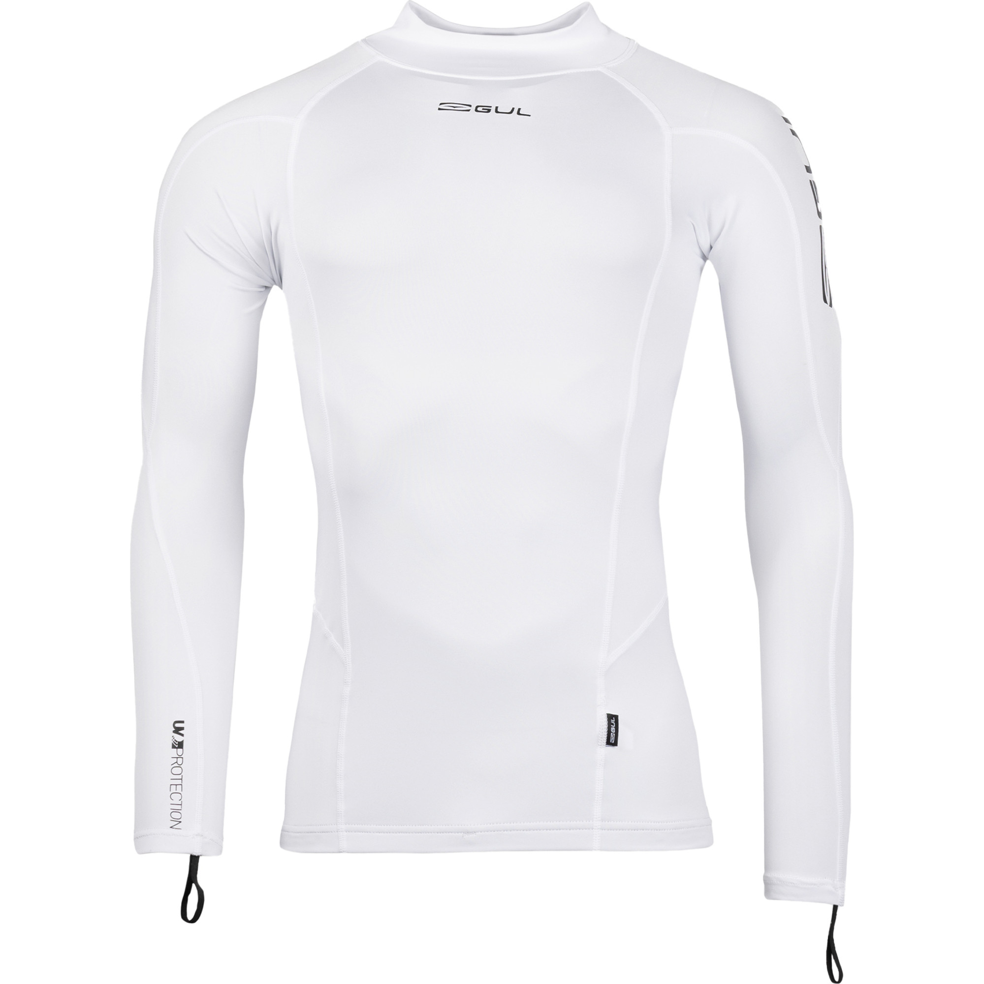 2024 Gul Mens UV Protection Long Sleeve Rashguard RG0339-B9 - White ...