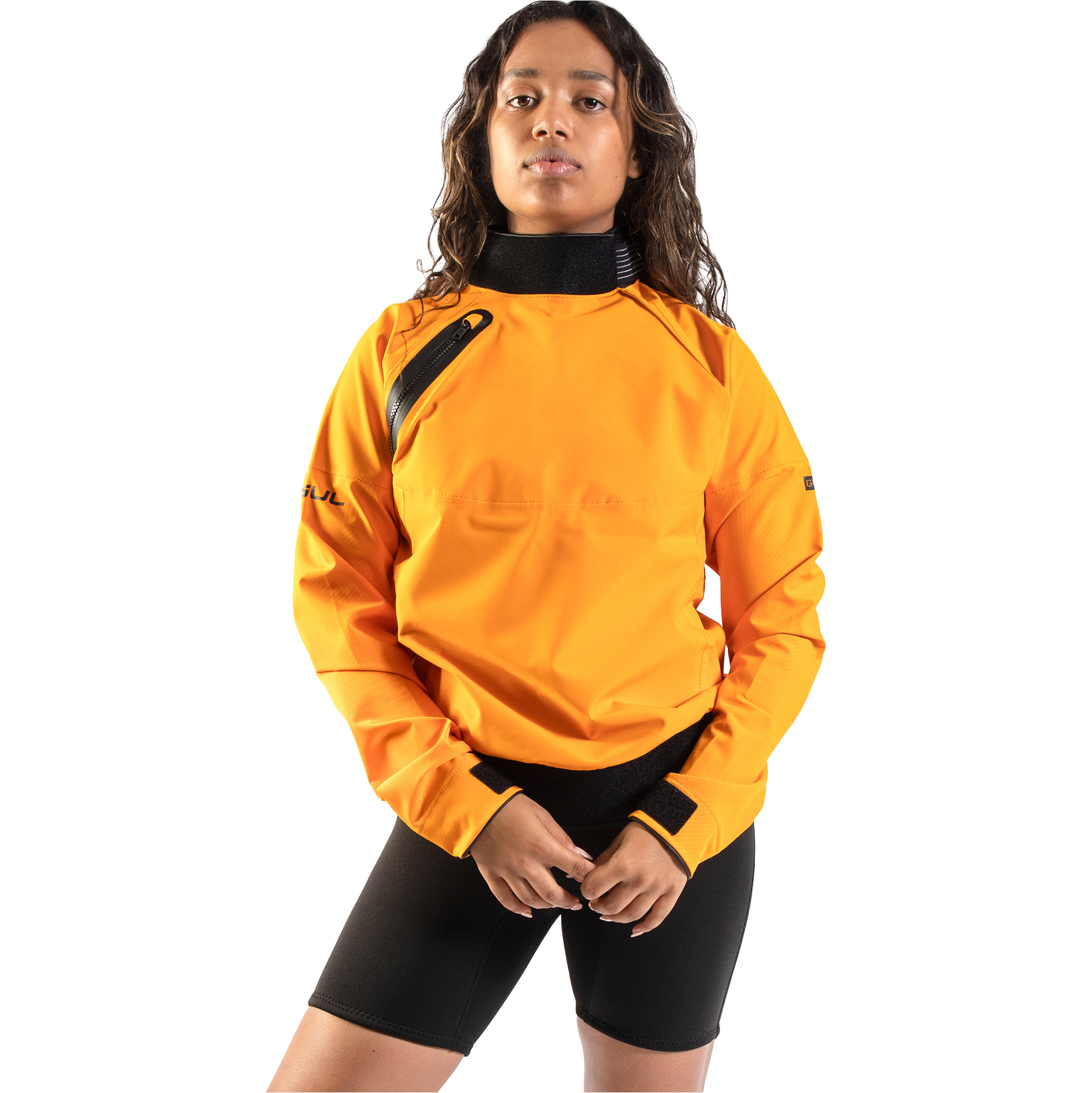 2025 Gul Womens Gamma Taped Spray Top ST0033-C1 - Orange / Geo ...