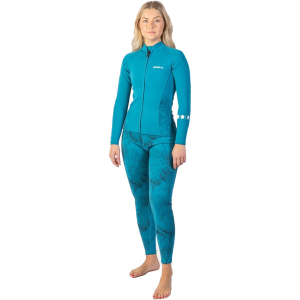 2024 Gul Womens Luna7 Front Zip SUP Wetsuit Jacket LA6301-C1 - Marbel ...